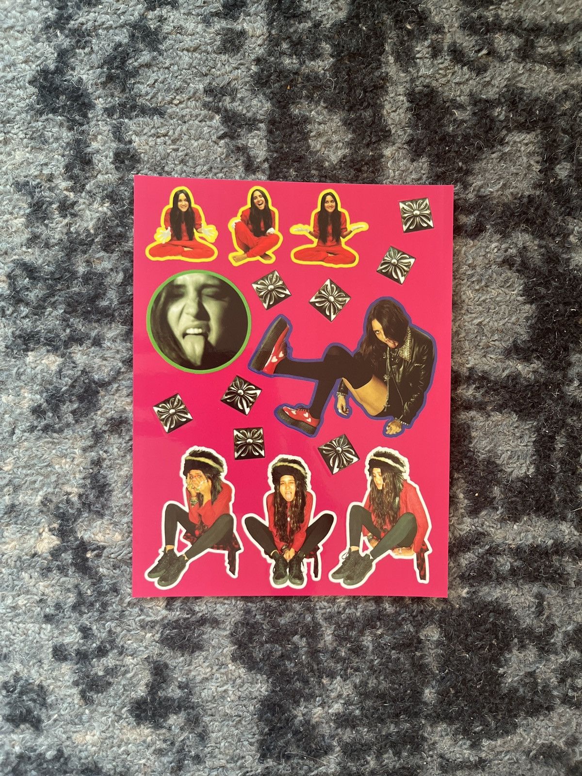 Chrome Hearts Chrome Hearts Sticker Sheet | Grailed