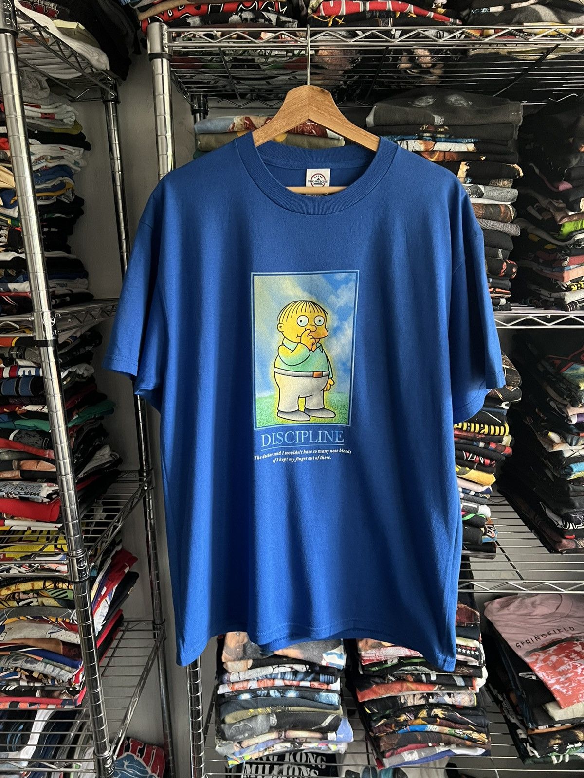Vintage 2000s Simpsons Ralph Wiggum Discipline Funny Tee | Grailed
