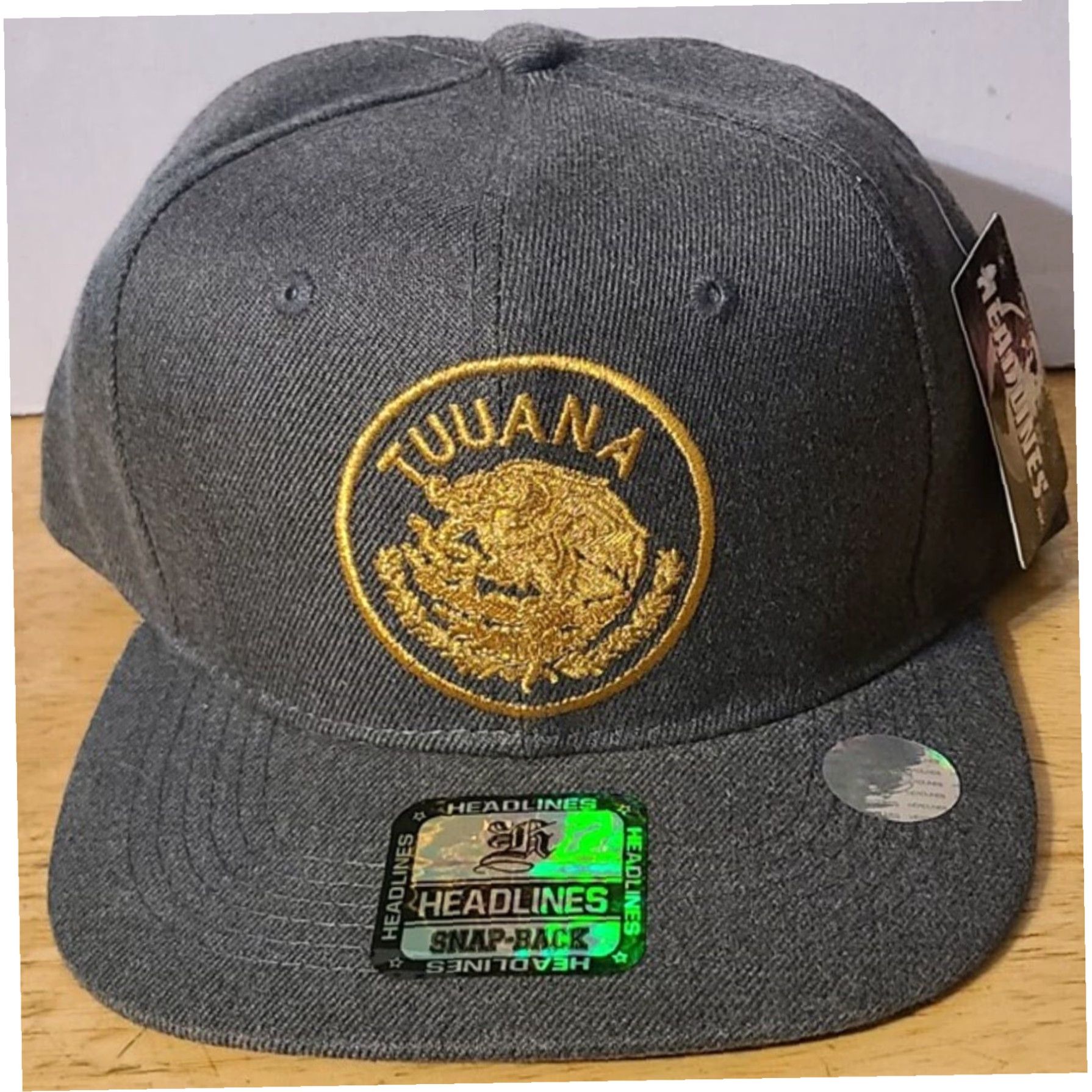 Vintage Authentic Baja California Mexico Tijuana Tuuana Gray Snapback ...