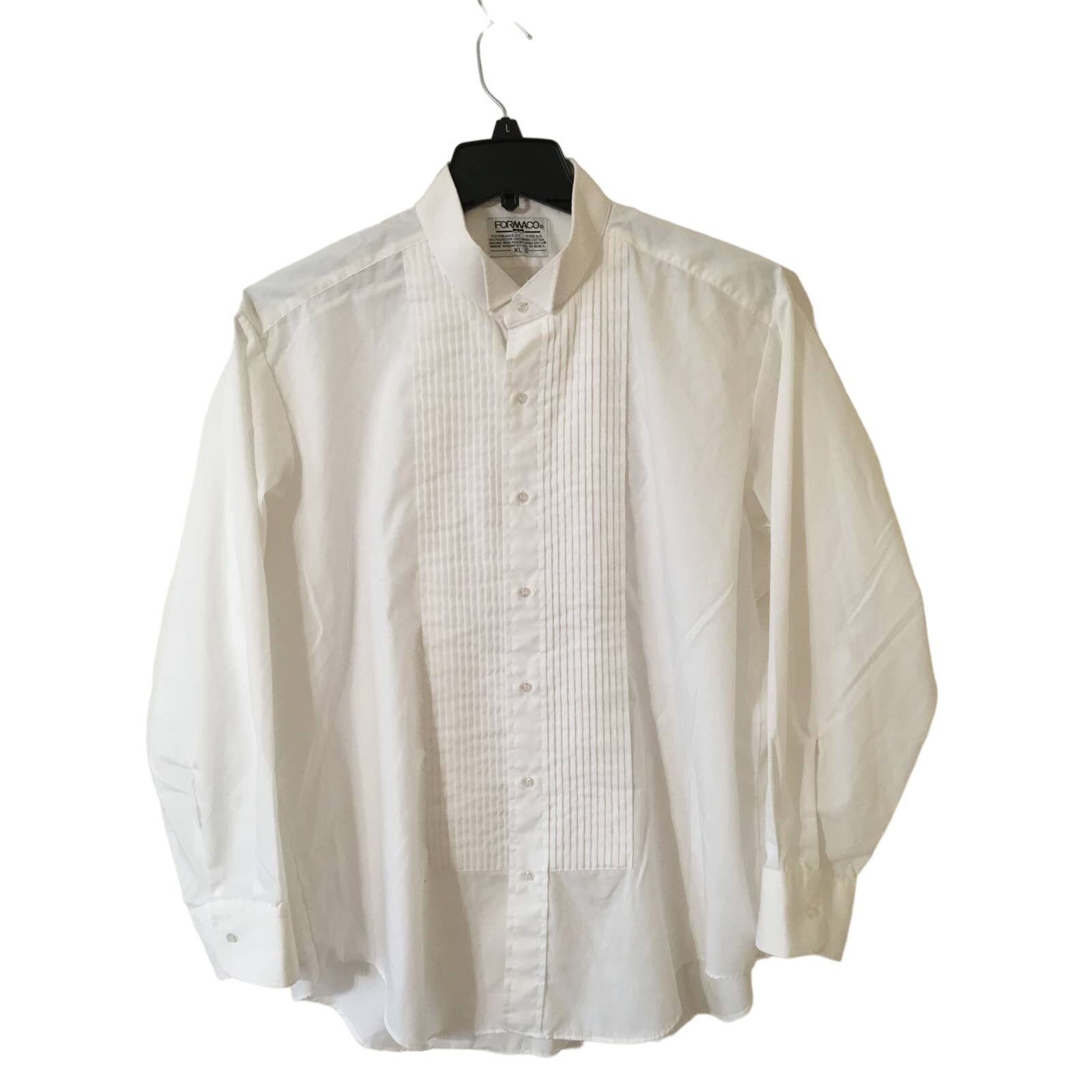 1 Formaco Tuxedo XL Permanent Press Formal White Long Sleeves | Grailed