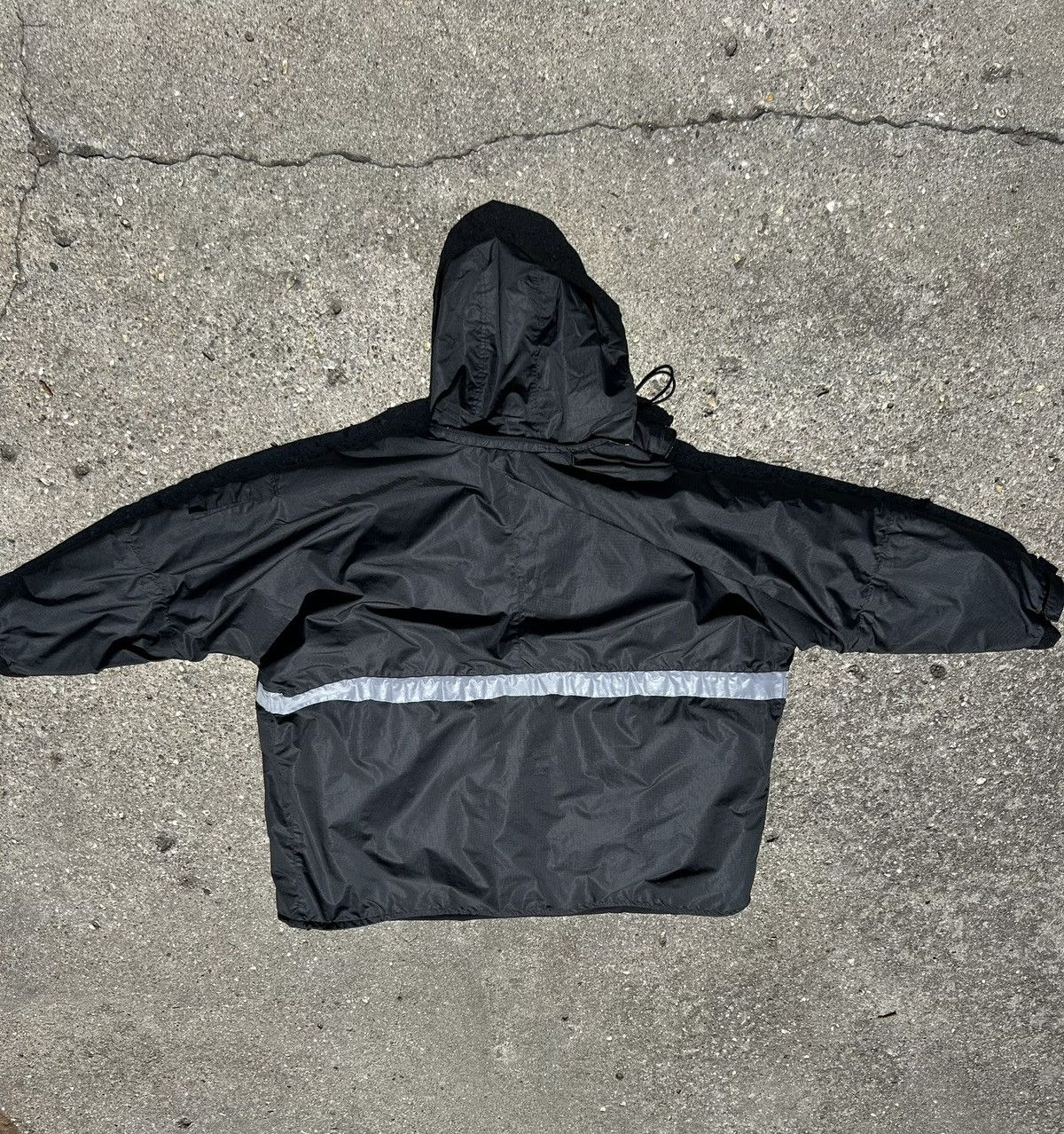 Balenciaga reflective ripstop technical parka | Grailed