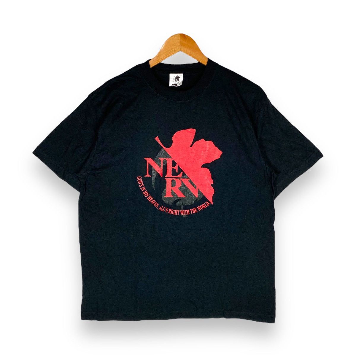 Cartoon Network × Japanese Brand × Vintage 90's EVANGELION NERV LOGO ...