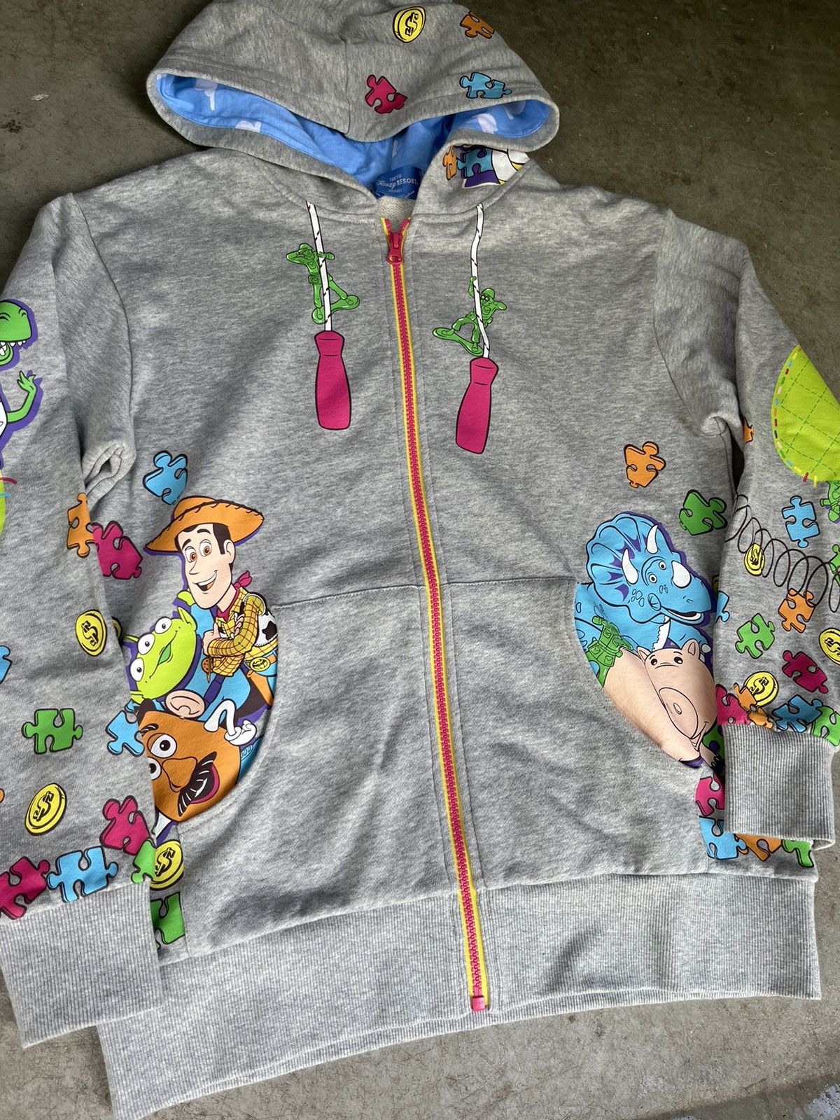 Vintage Disney Tokyo Toy Story Zip Up Hoodie | Grailed
