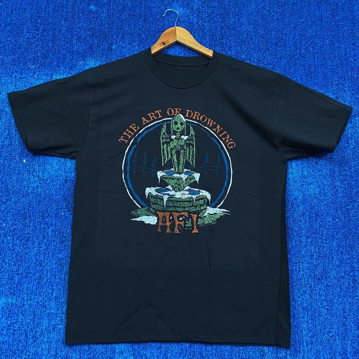 Very Rare AFI The Art of Drowning Goth Album Rock Tee L | Grailed