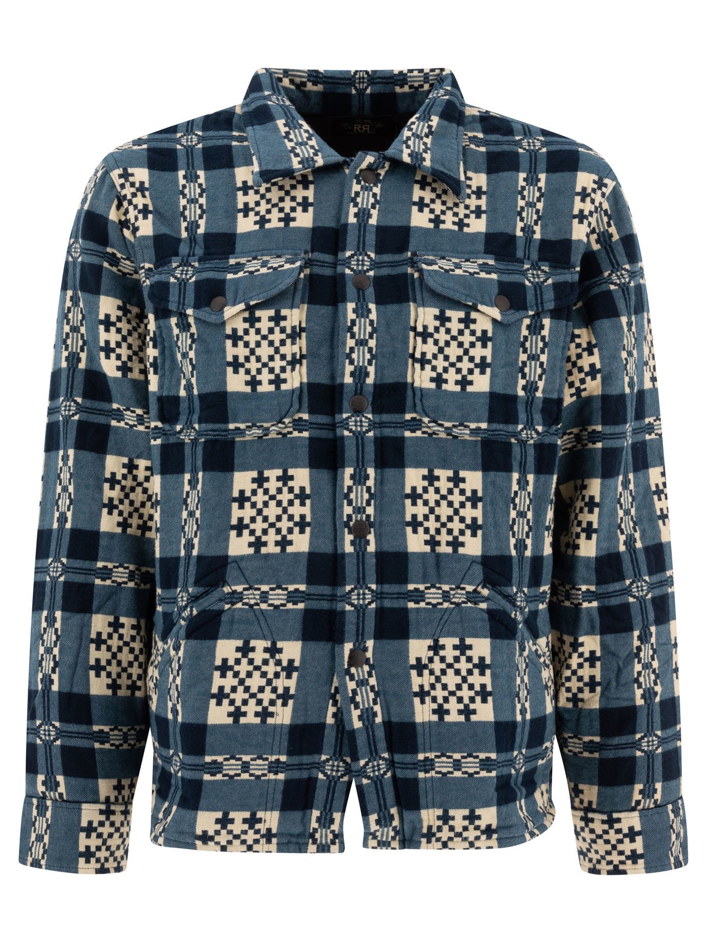 RRL Ralph Lauren Rrl By Ralph Lauren Patterned Jacquard Overshirt for ...