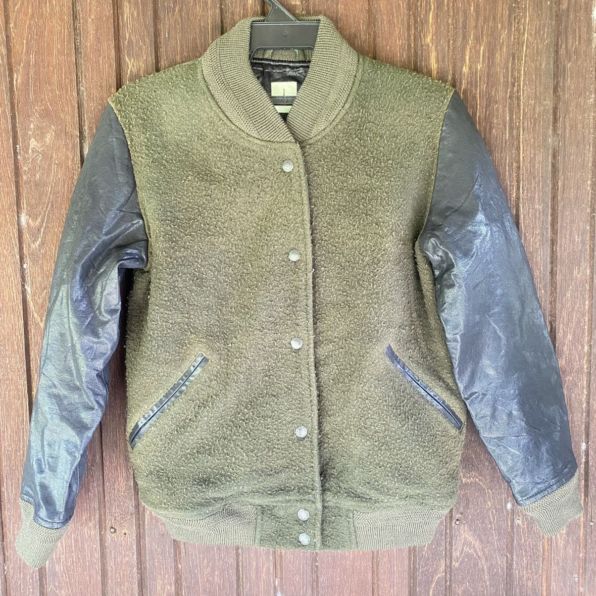 Adam et Rope × Varsity Jacket × Vintage Adam et rope wool body goat ...