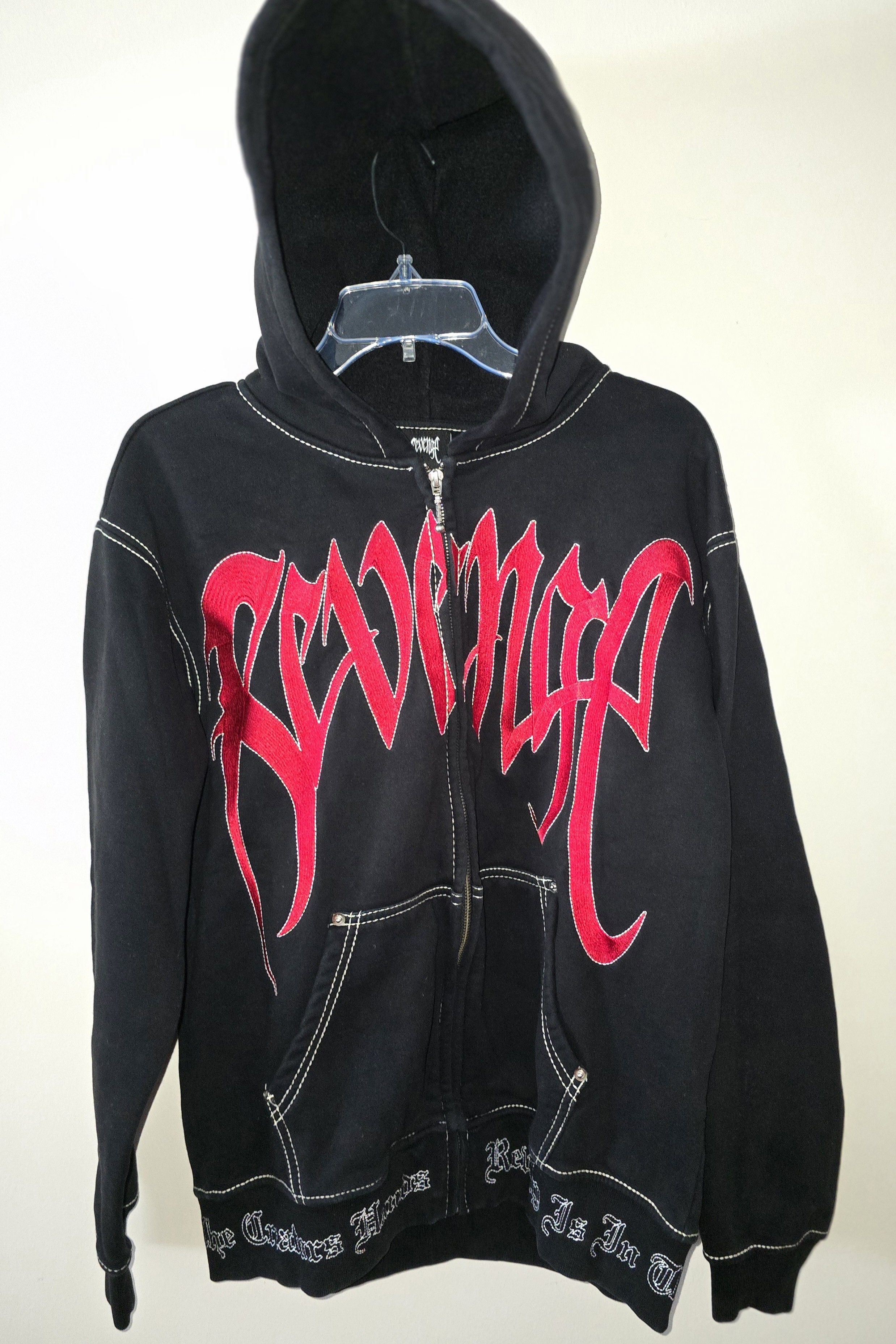 Revenge Revenge Bred Embroidered Zip Up | Grailed