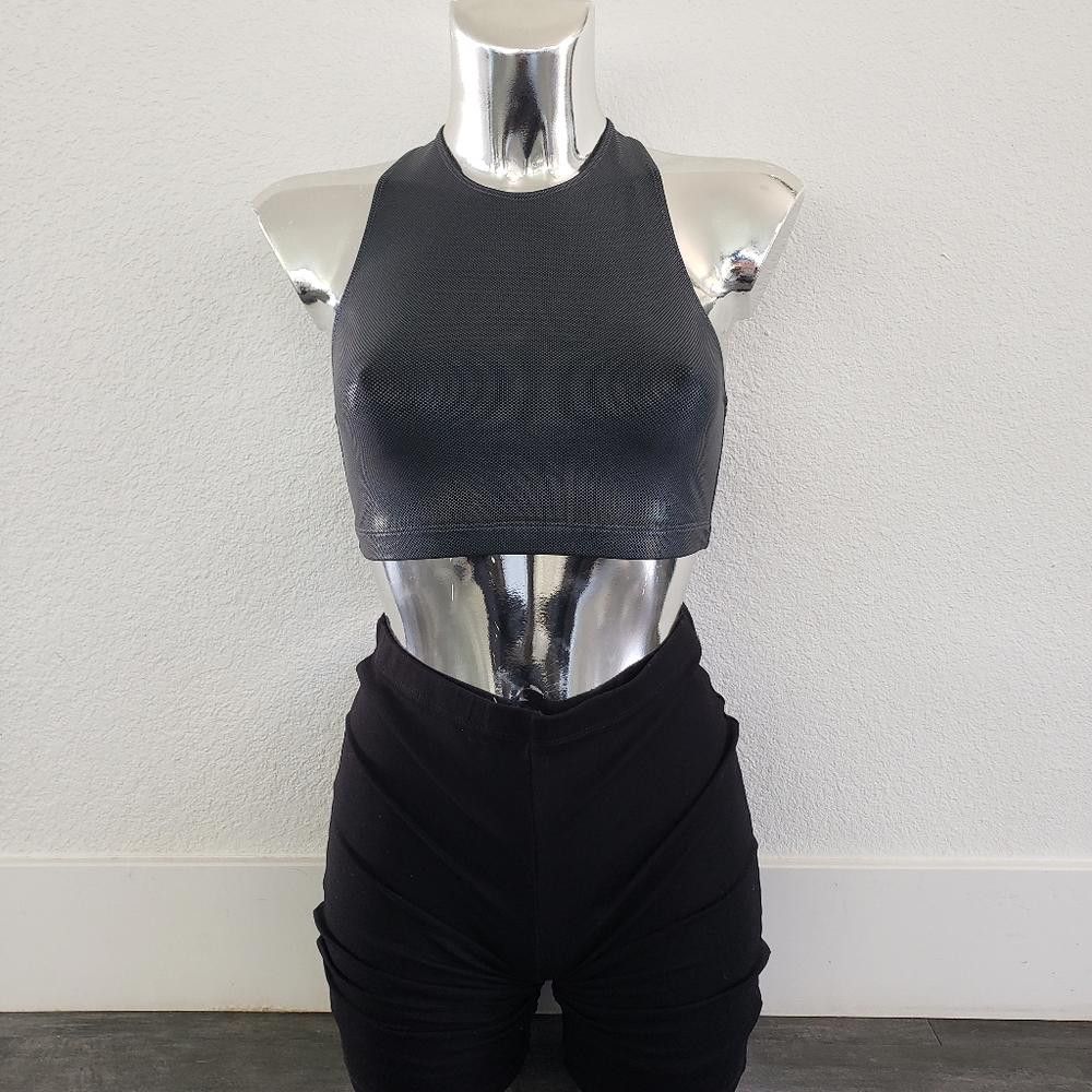 Carbon Galactic | Carbon38 | High Neck Longline Sport Bra | Grailed