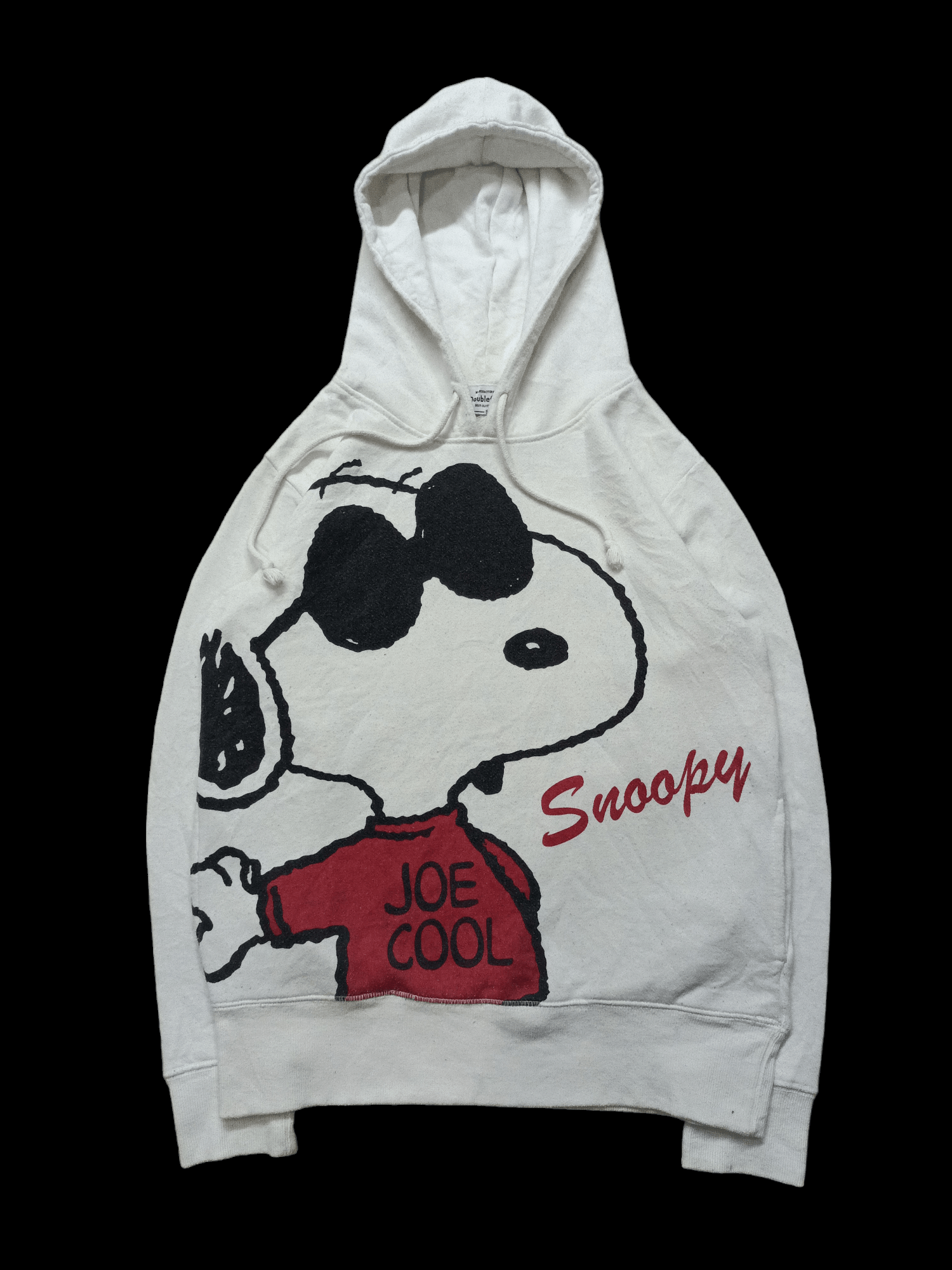 Peanuts Peanut Snoopy Joe Cool Big Graphic Hoodie | Grailed