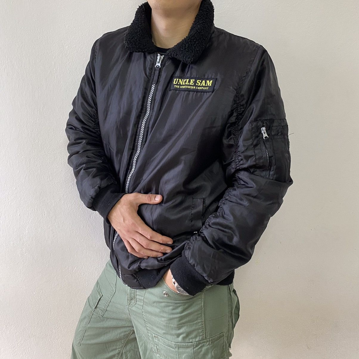 Other Vintage Military MA1 USA Bomber Jacket Uncle Sam | Grailed