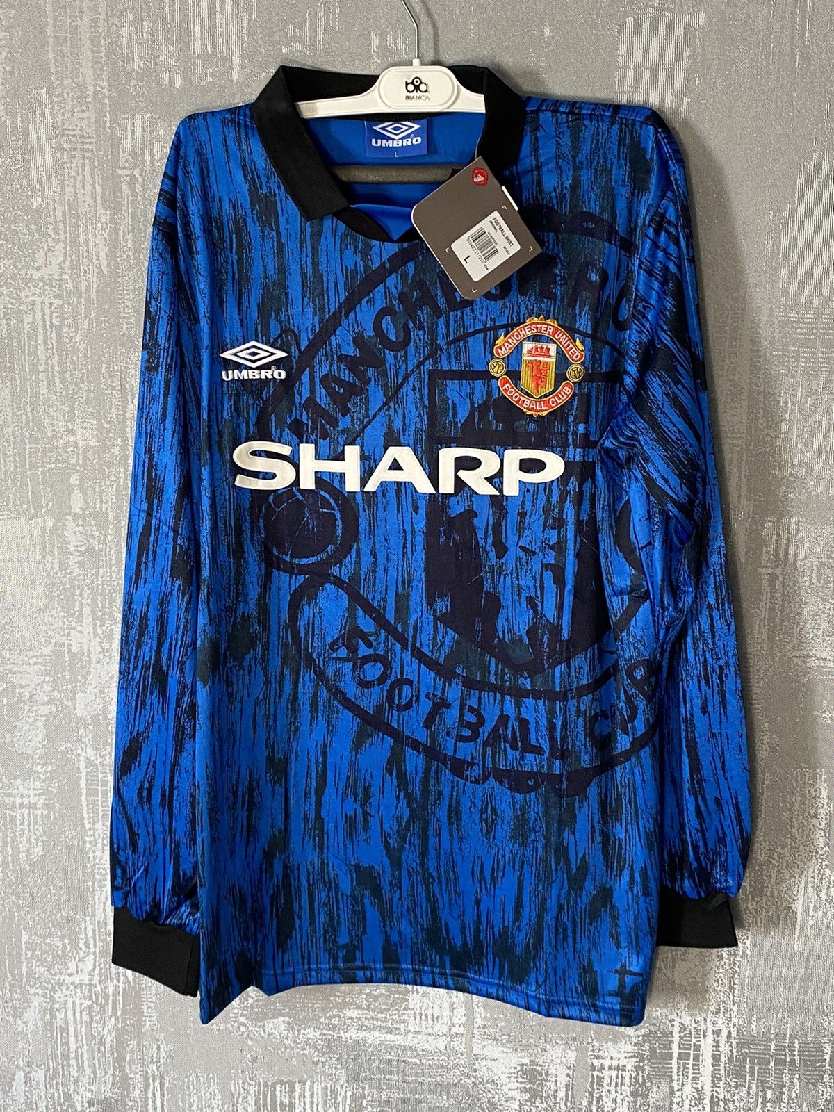 Umbro 1992 Vintage Manchester United Umbro Soccer Jersey Sharp | Grailed