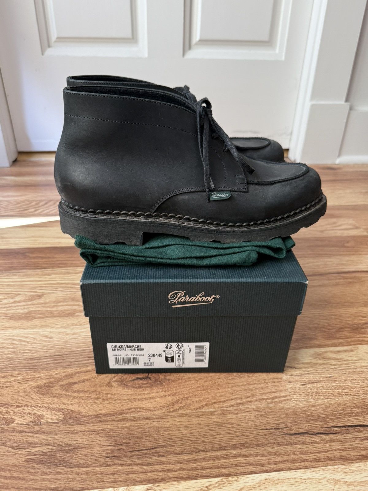 Arpenteur × Paraboot Paraboot Arpenteur Black Chukka | Grailed