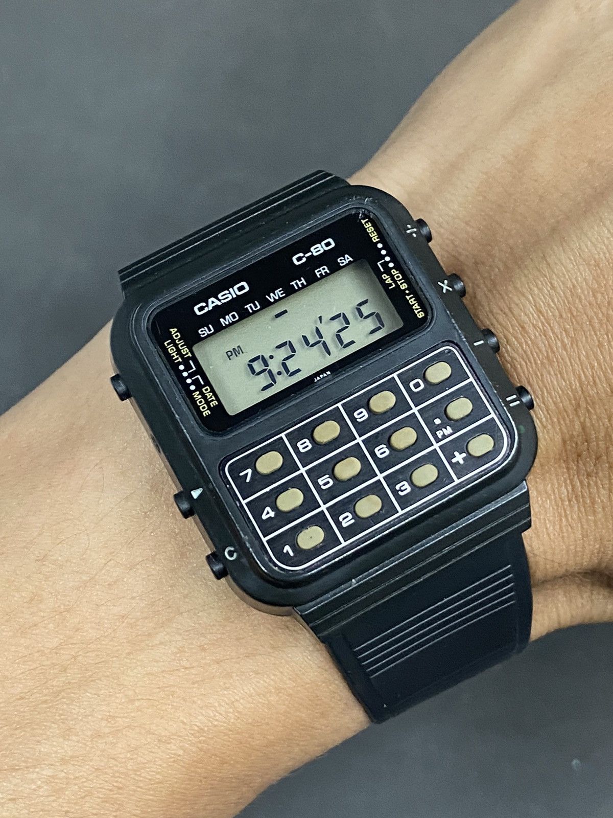 Vintage Vintage CASIO C-80 First Calculator Digital Men’s Watch. | Grailed