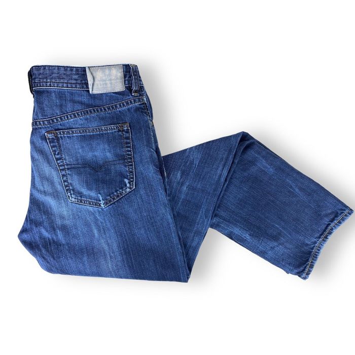 Diesel DIESEL Buster' Mens Size 34/32 Slim Tapered Button-Fly Jeans ...