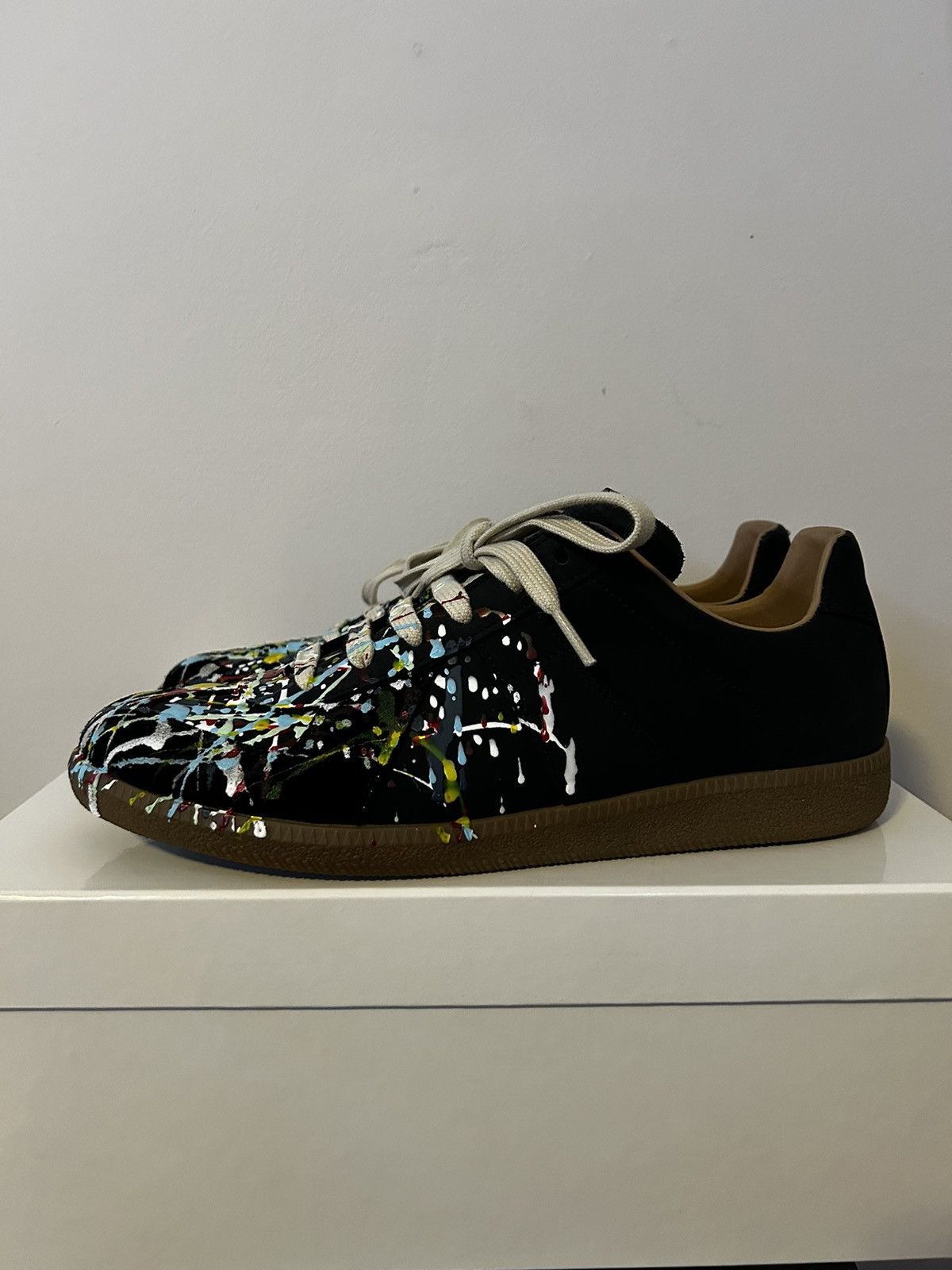 Maison Margiela Margiela Replica Paint Splatter Sneaker | Grailed