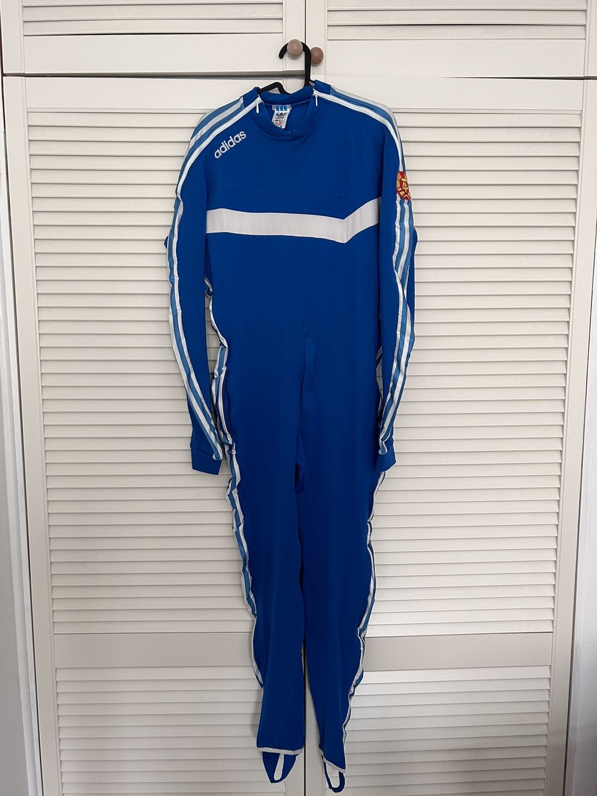 Adidas × Vintage Adidas 80s Vintage Jumpsuit East Germany DDR overall ...