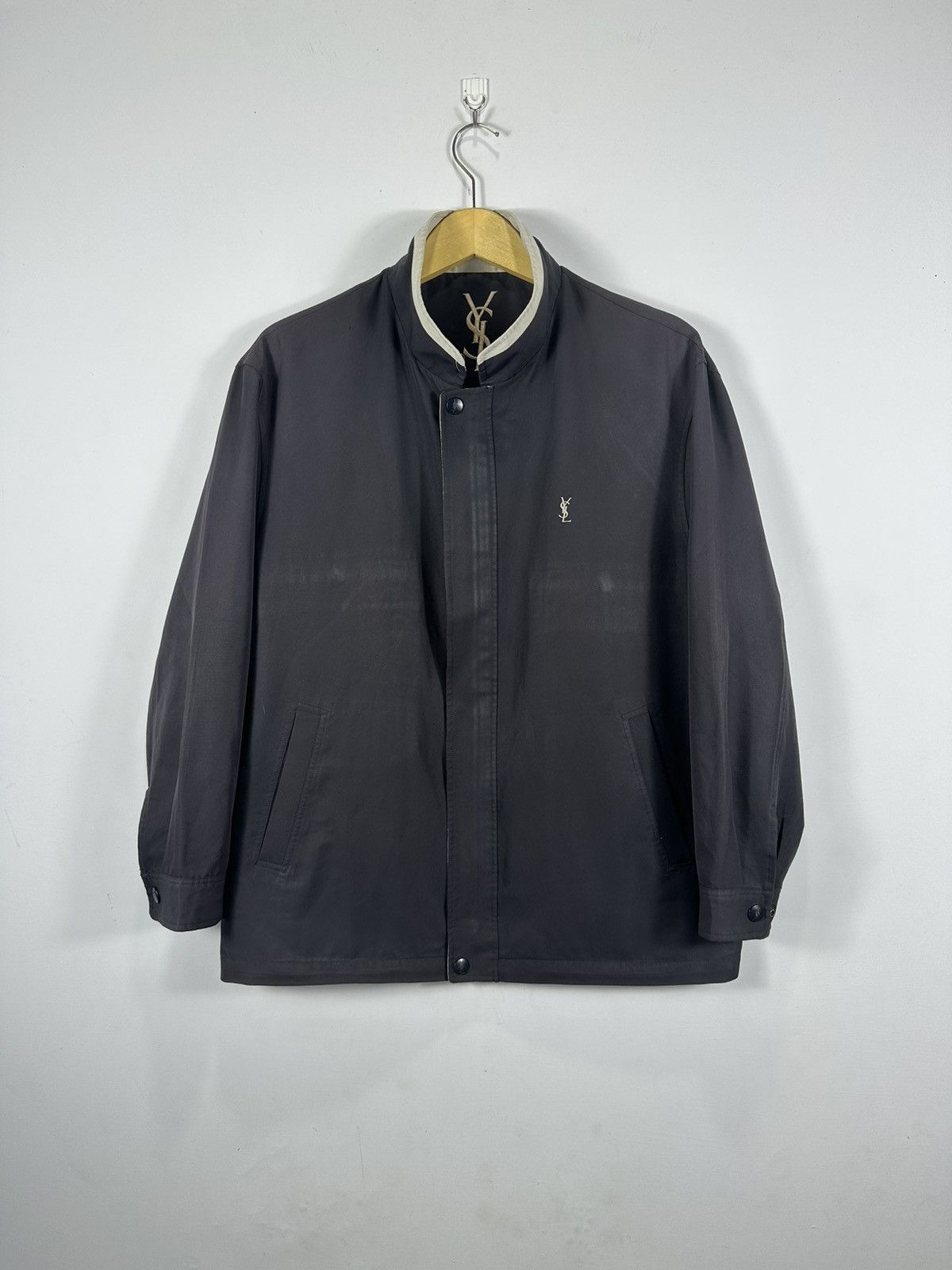 Vintage × Ysl Pour Homme × Yves Saint Laurent 💢Rare YSL BIG LOGO x Yves ...