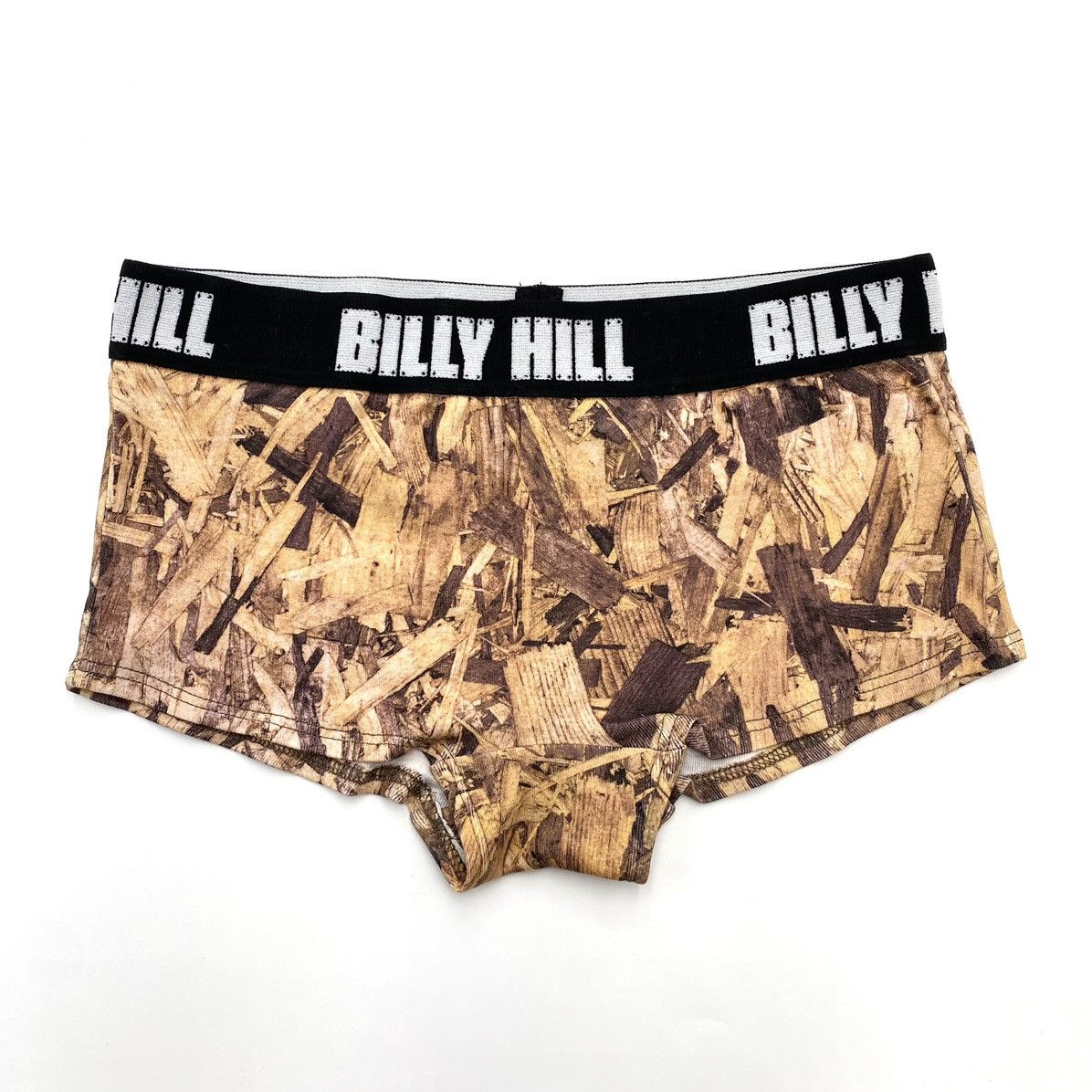 Billy Hill 2023 BILLY HILL’S ANGELS OSB PLYWOOD CAMO BOY SHORTS (M) | Grailed