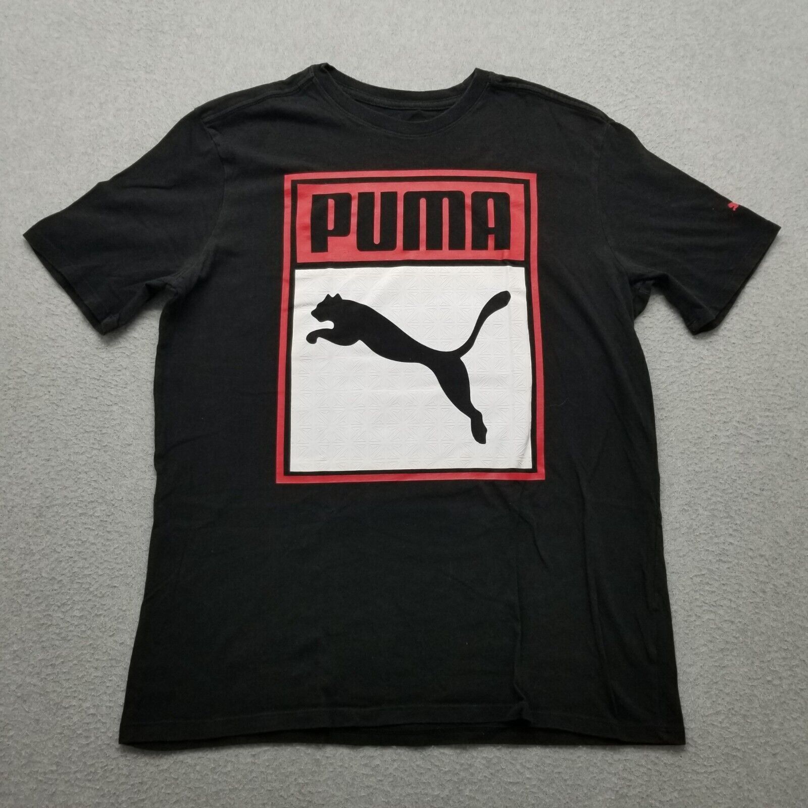 Puma Puma Shirt Mens Medium Short Sleeve Crew Neck 3D Print Logo | Grailed