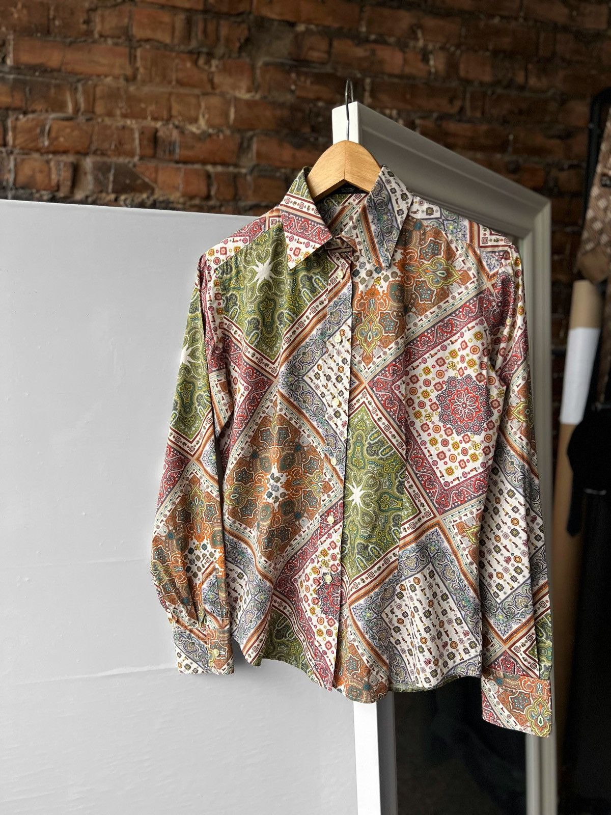 Etro Etro Made in Italy Women Multicolor Button Long Sleeve Shirt | Grailed