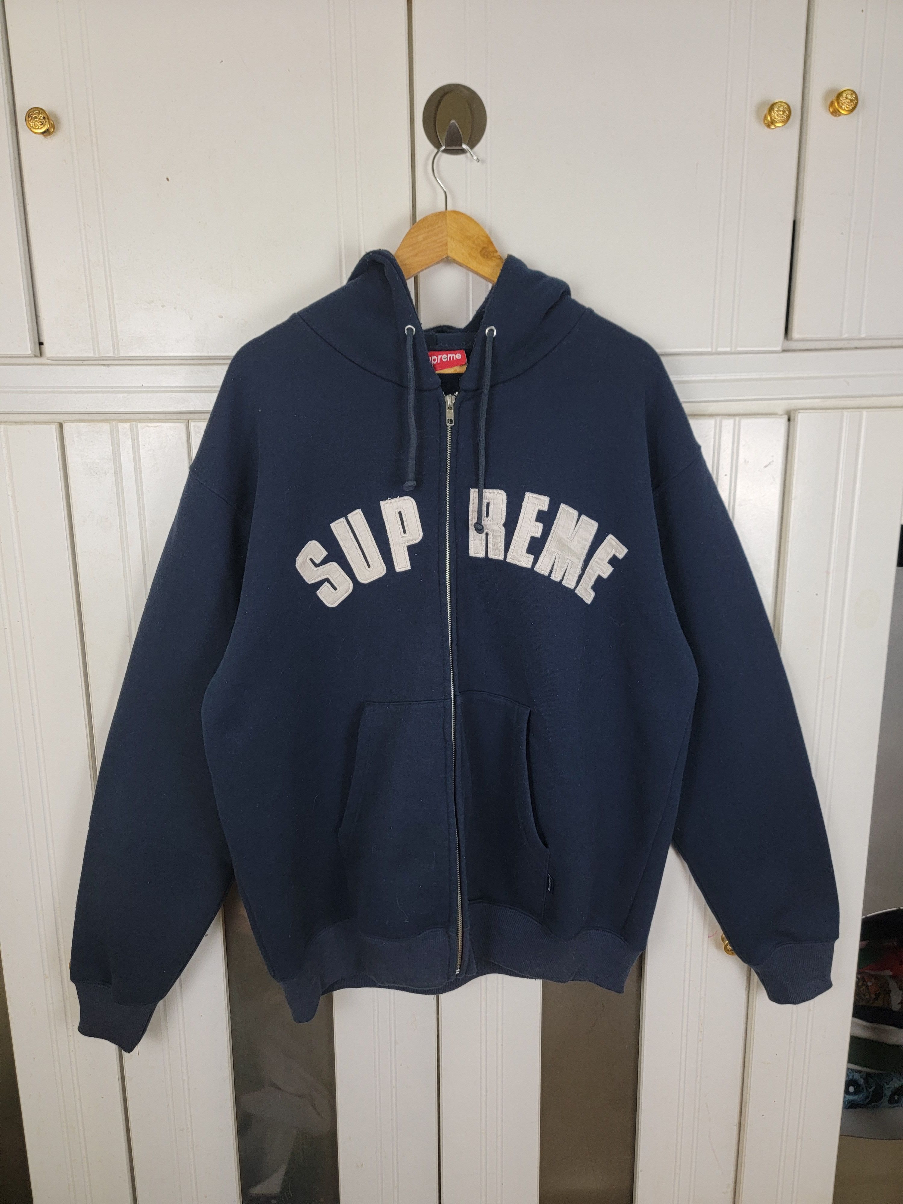 Supreme × Vintage Vintage 90s Supreme Arc Logo Hoodies | Grailed