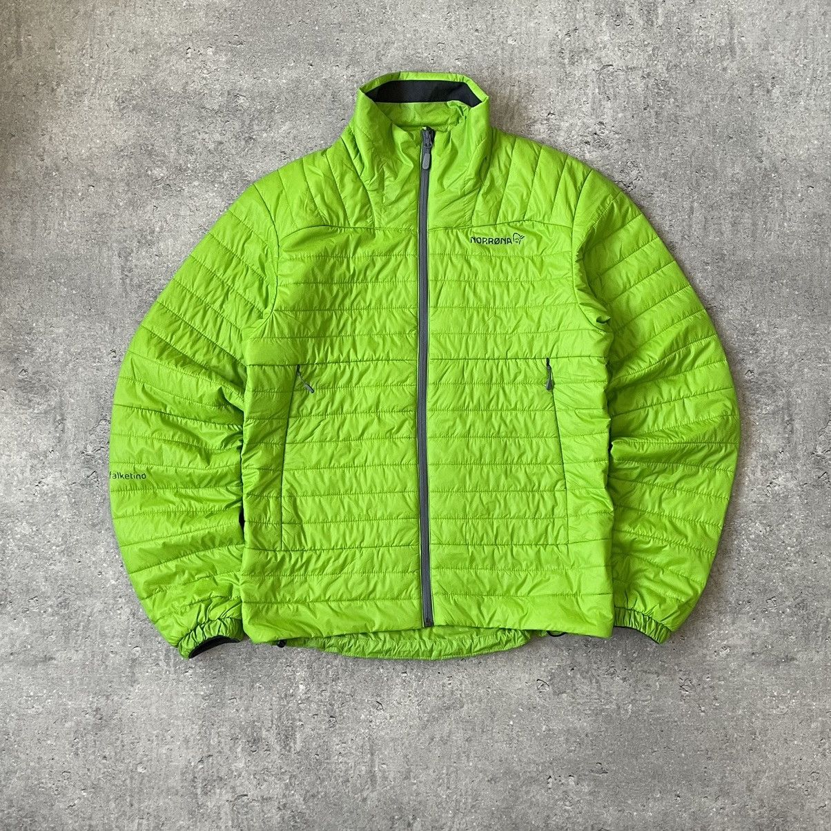 Norrona × Outdoor Life Norrona Light Puffer Jacket Green Gorpcore | Grailed