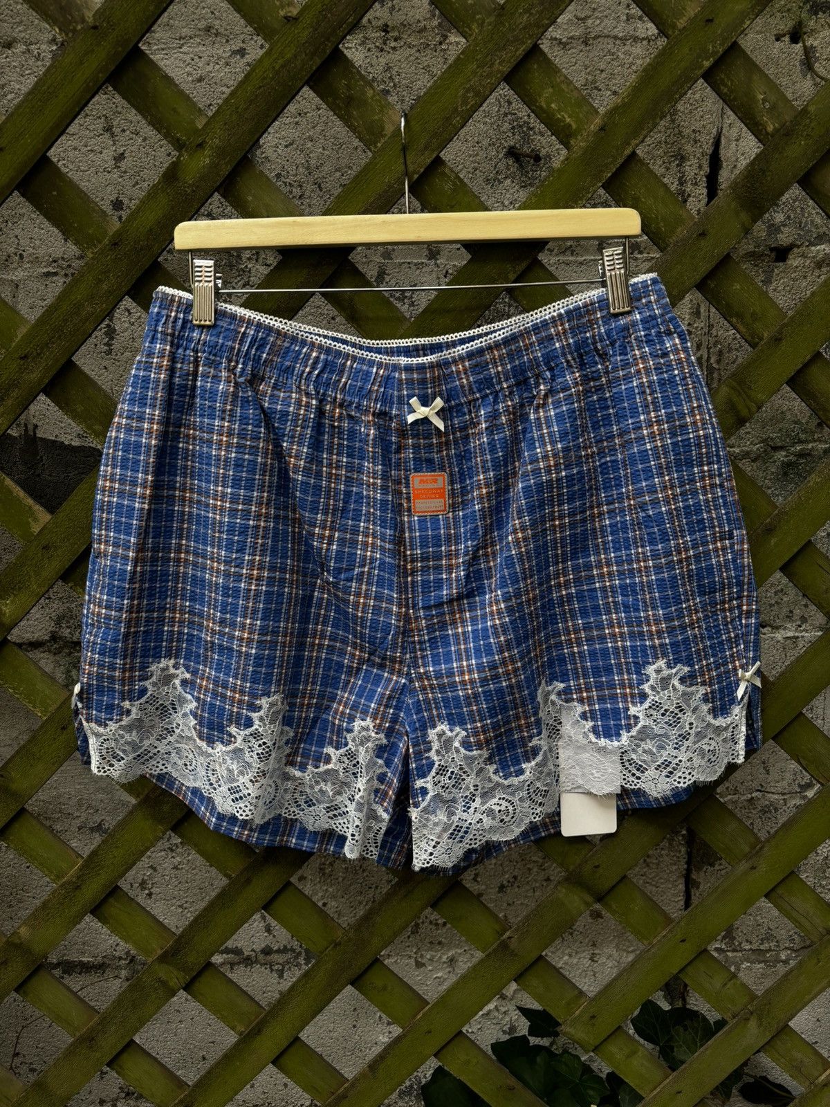 Martine Rose SS24 Martine Rose Blue Plaid French Knickers | Grailed