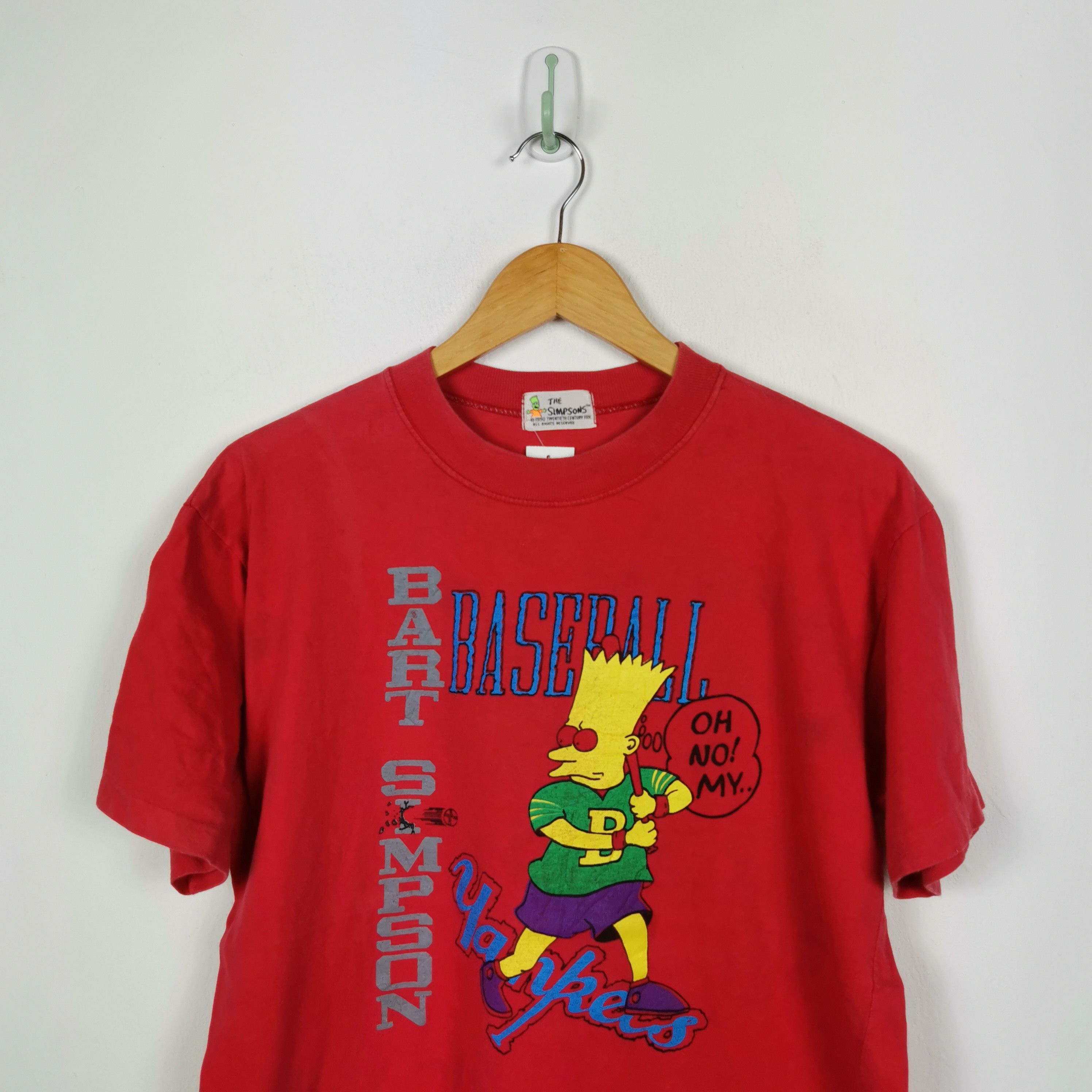 Vintage Vintage 90s Bart The Simpson T-Shirt Baseball Yankees Tee | Grailed