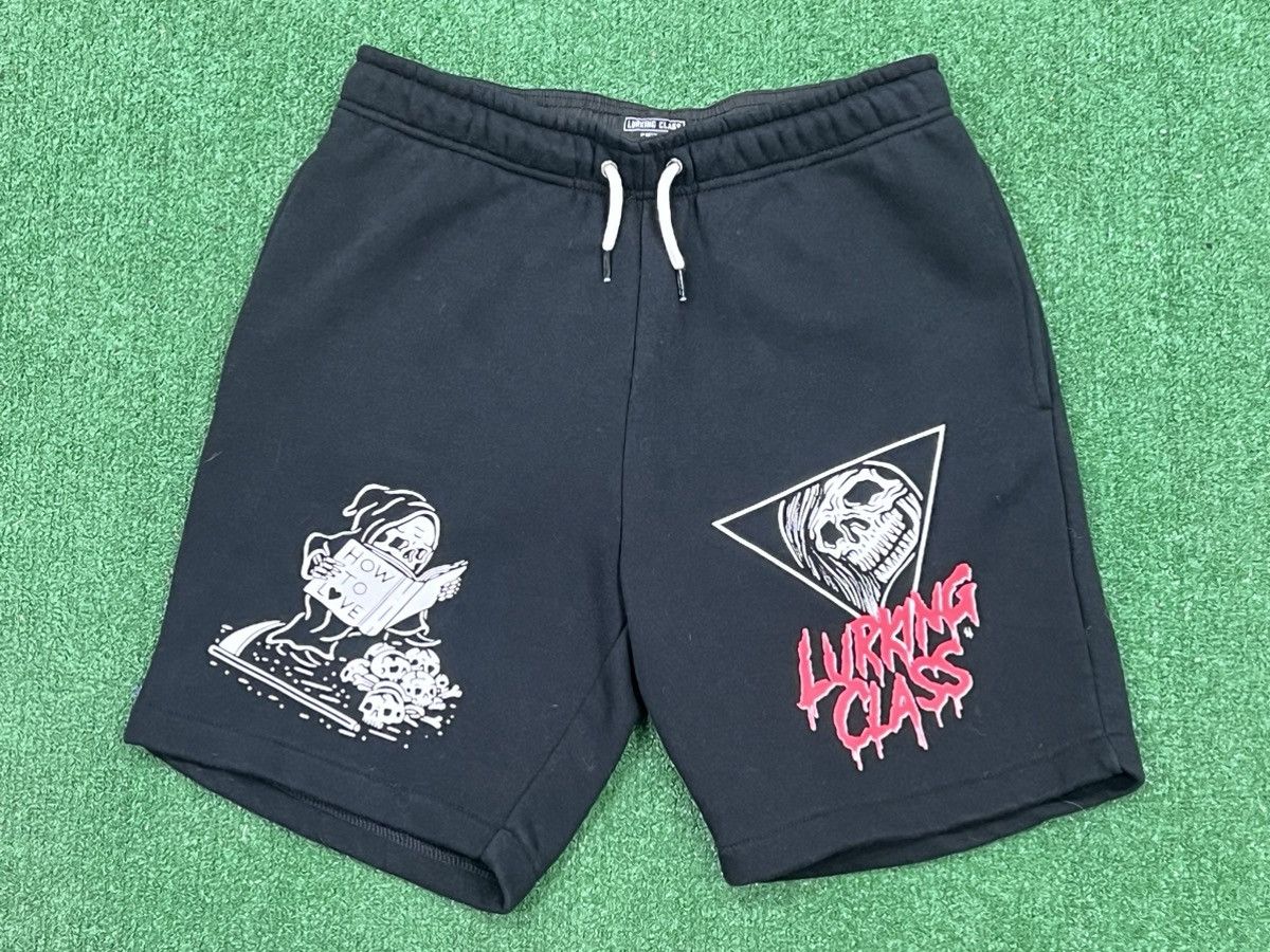 Lurkingclass × Streetwear Lurking Class Grim Reaper Sweatshorts | Grailed