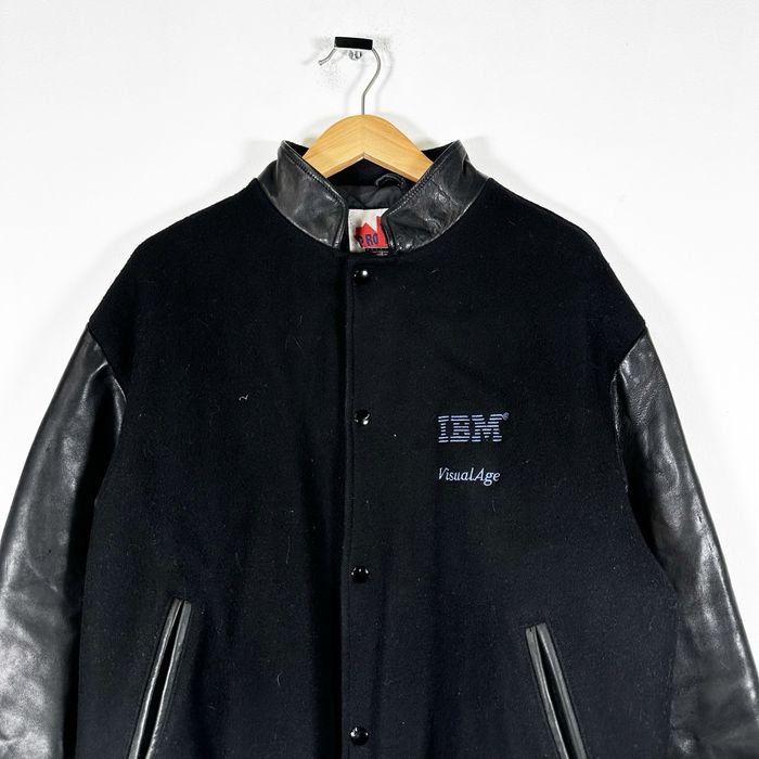 Vintage Vintage 90s IBM Visual Age Rare Letterman Varsity Jacket | Grailed