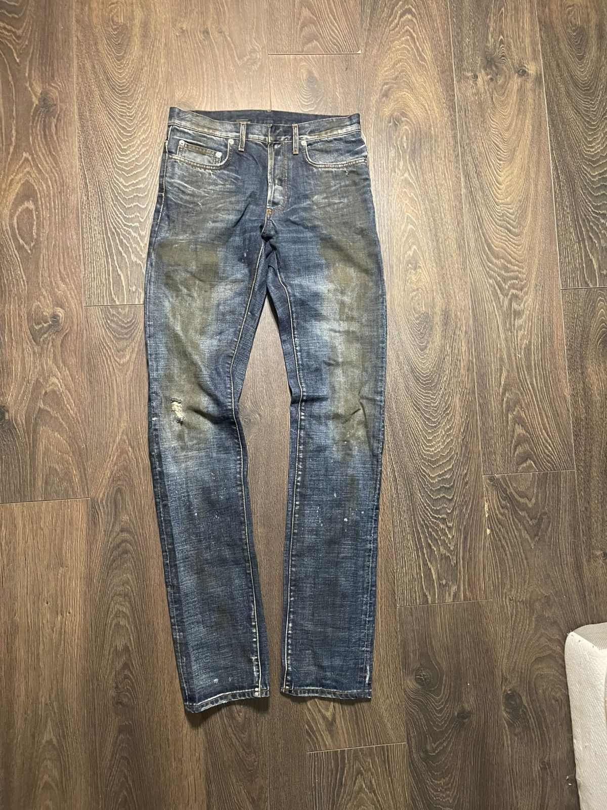 Dior × Hedi Slimane × Kris Van Assche Dior Homme AW11 Rail Rack jeans ...