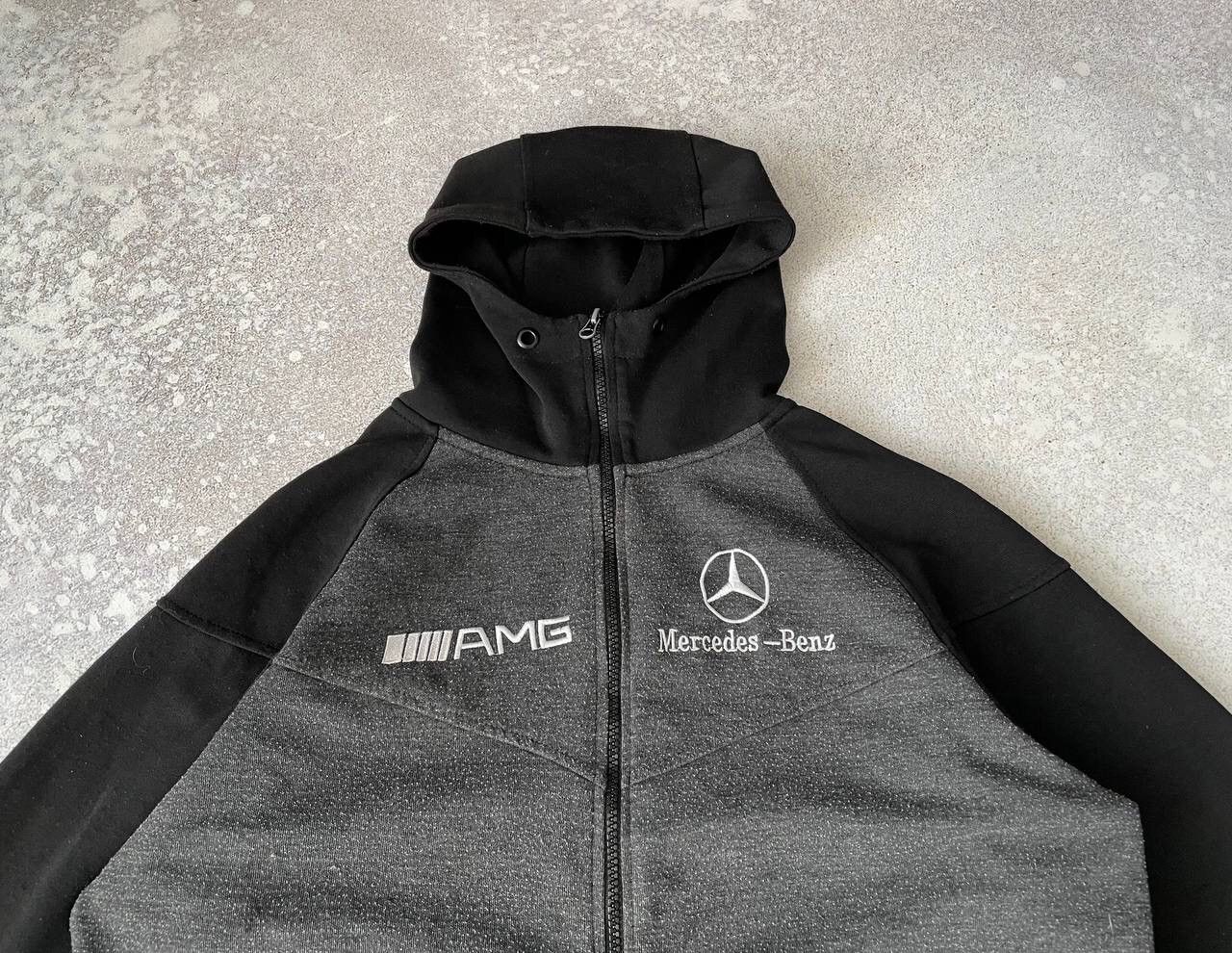Mercedes Benz Vintage Mercedes-Benz AMG Racing Zip Hoodie Y2K Rare Item ...