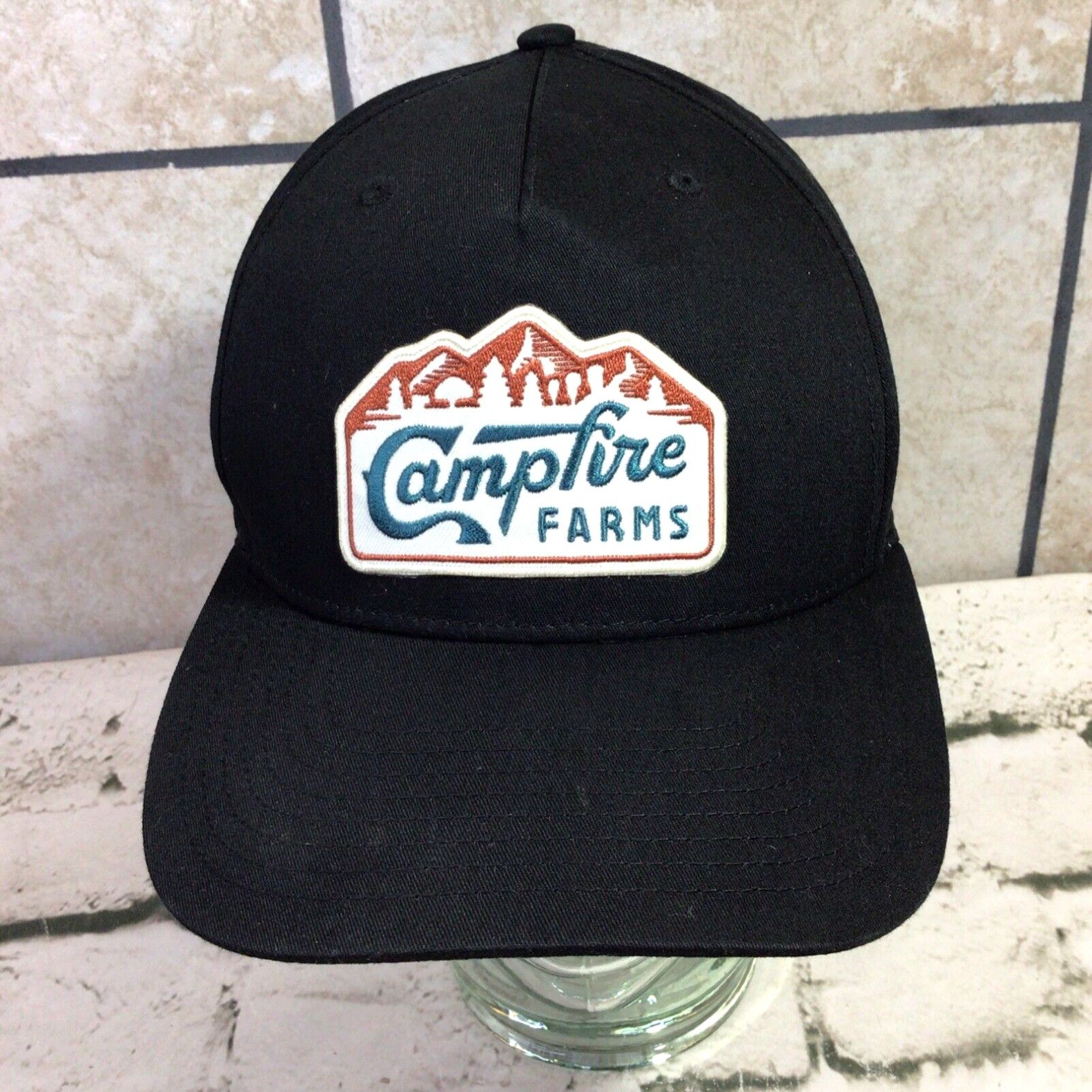 Bally Campfire Farms Patch Snapback Hat Adjustable Ball Cap | Grailed