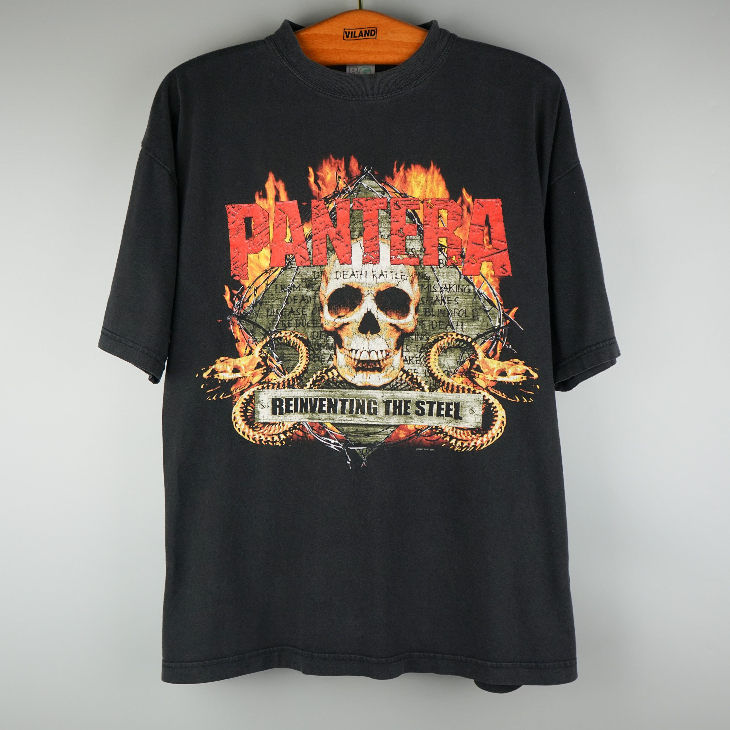 Band Tees × Rock T Shirt × Vintage Vintage 2000 Pantera Band T-Shirt ...