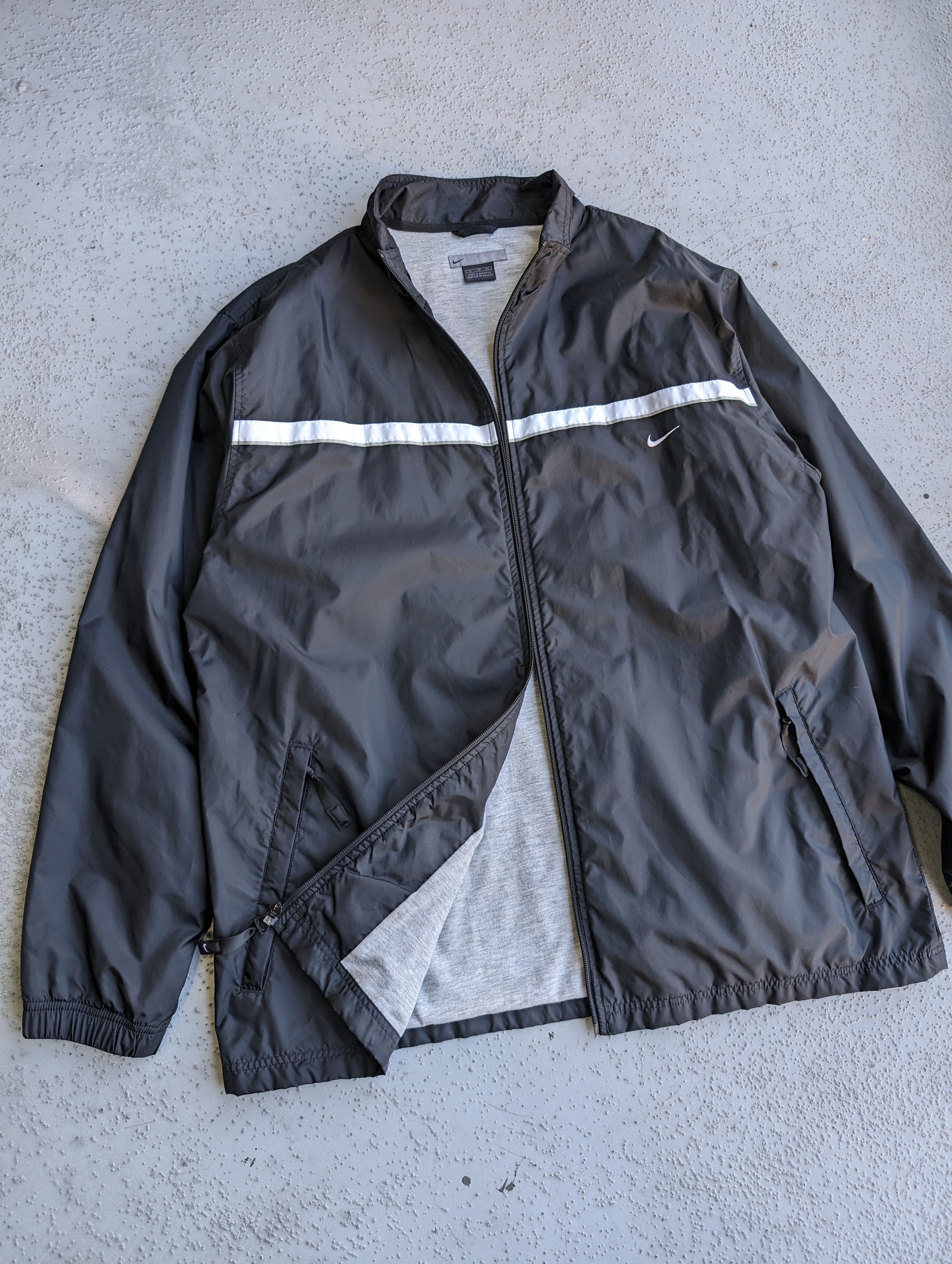 Nike × Vintage Vintage Nike coach jacket travis scott style baggy ...