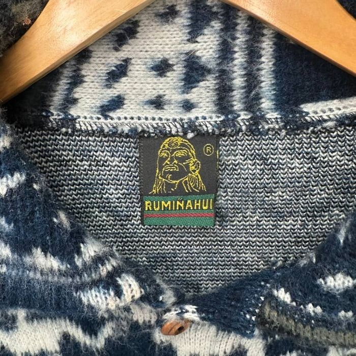 Vintage Vintage Wool Jacket 90s Ruminahui Made in Ecuador Coat Blue ...