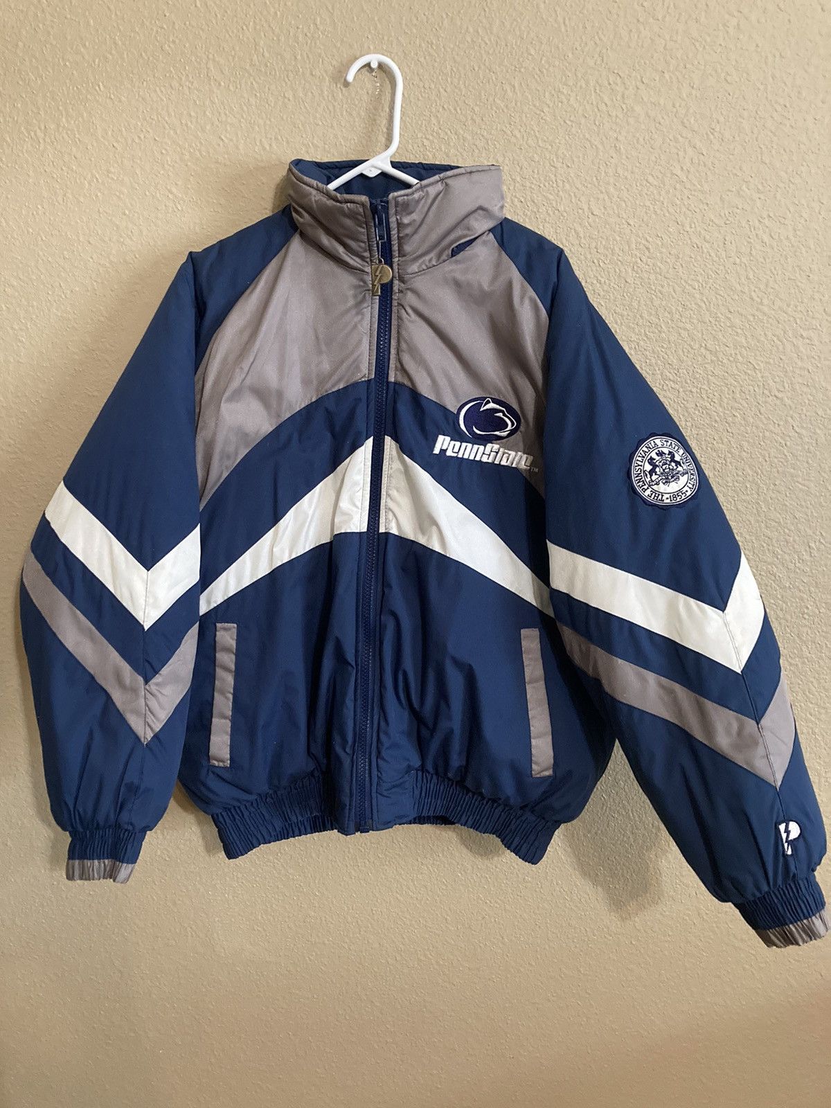 Vintage Vintage 1990s Pro Player Jacket Penn State PufferReversible ...