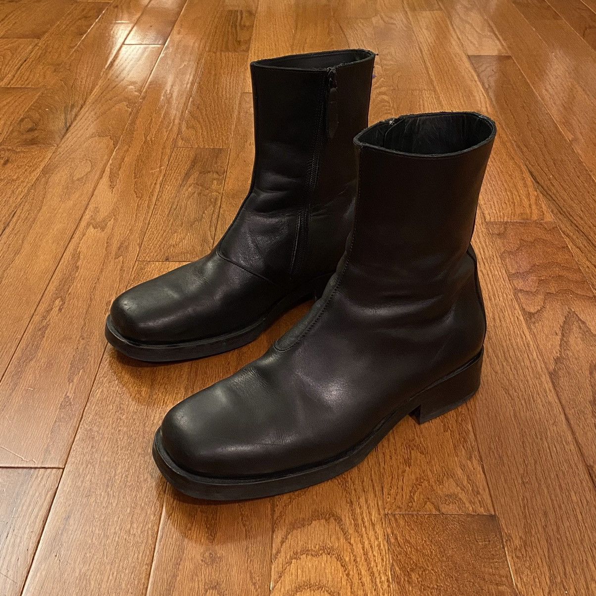 Our Legacy Camion Boot Black Calfskin Leather 44 | Grailed