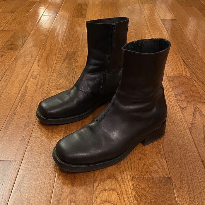 Our Legacy Camion Boot Black Calfskin Leather 44 | Grailed