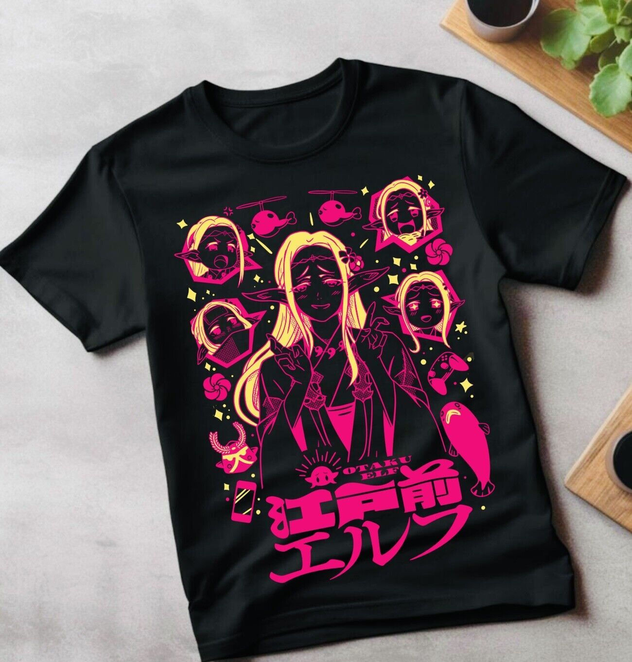 Fruit Of The Loom Edomae Elf T-shirt Anime shirt Otaku Elf Manga | Grailed