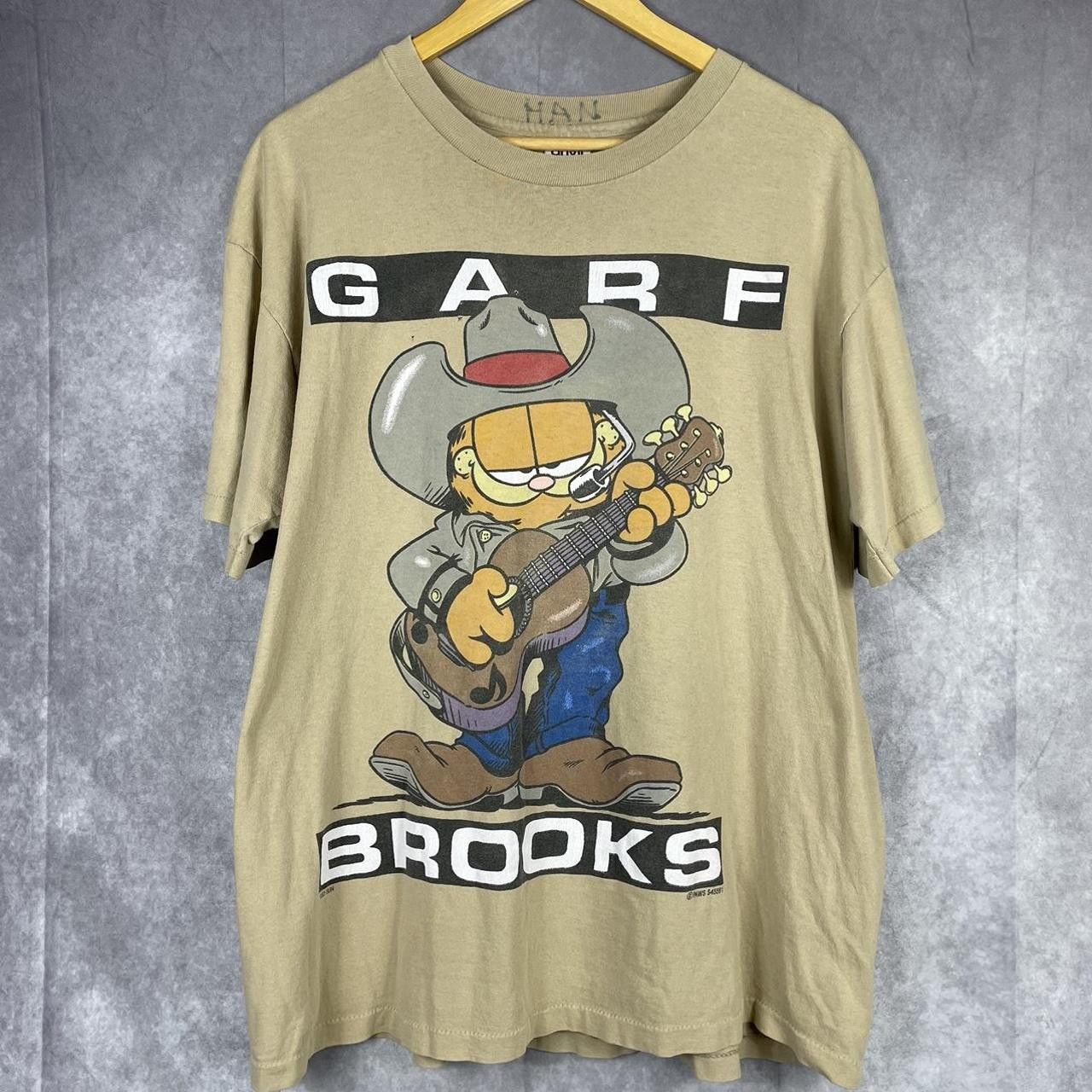 Other 90s Garf Brooks Country Garfield Vintage Tee | Grailed