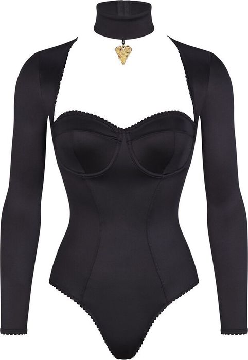 SKIMS SKIMS- Stretch satin pendant bodysuit | Grailed