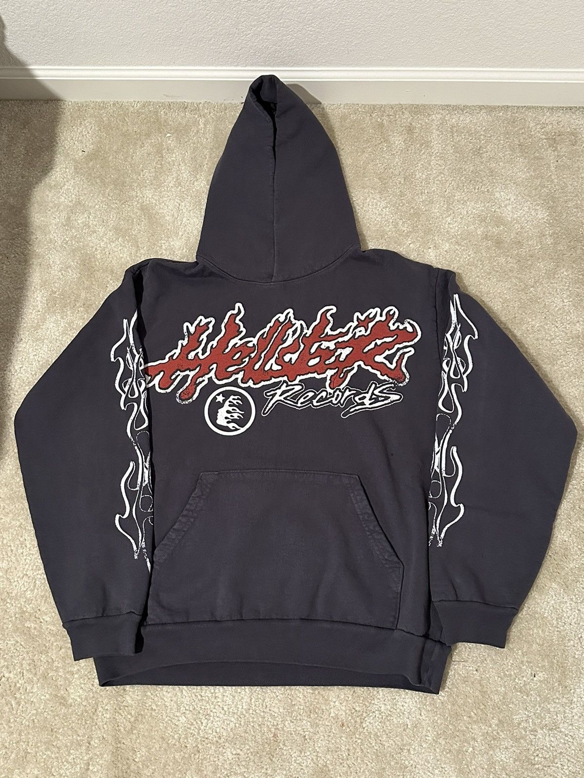 HELLSTAR Hellstar studios tour hoodie in grey | Grailed