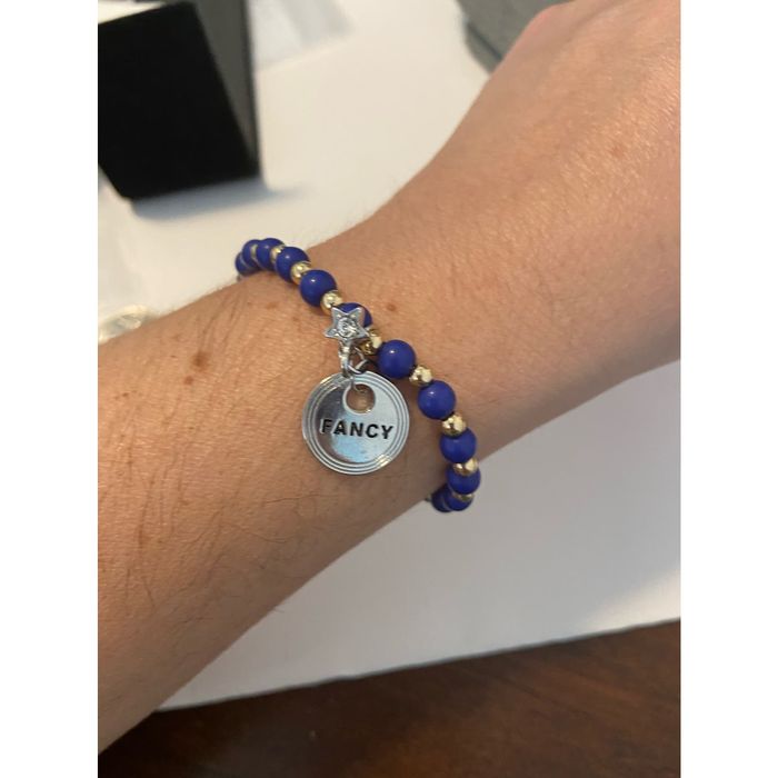 Generic Cute fancy bracelet blue bead | Grailed