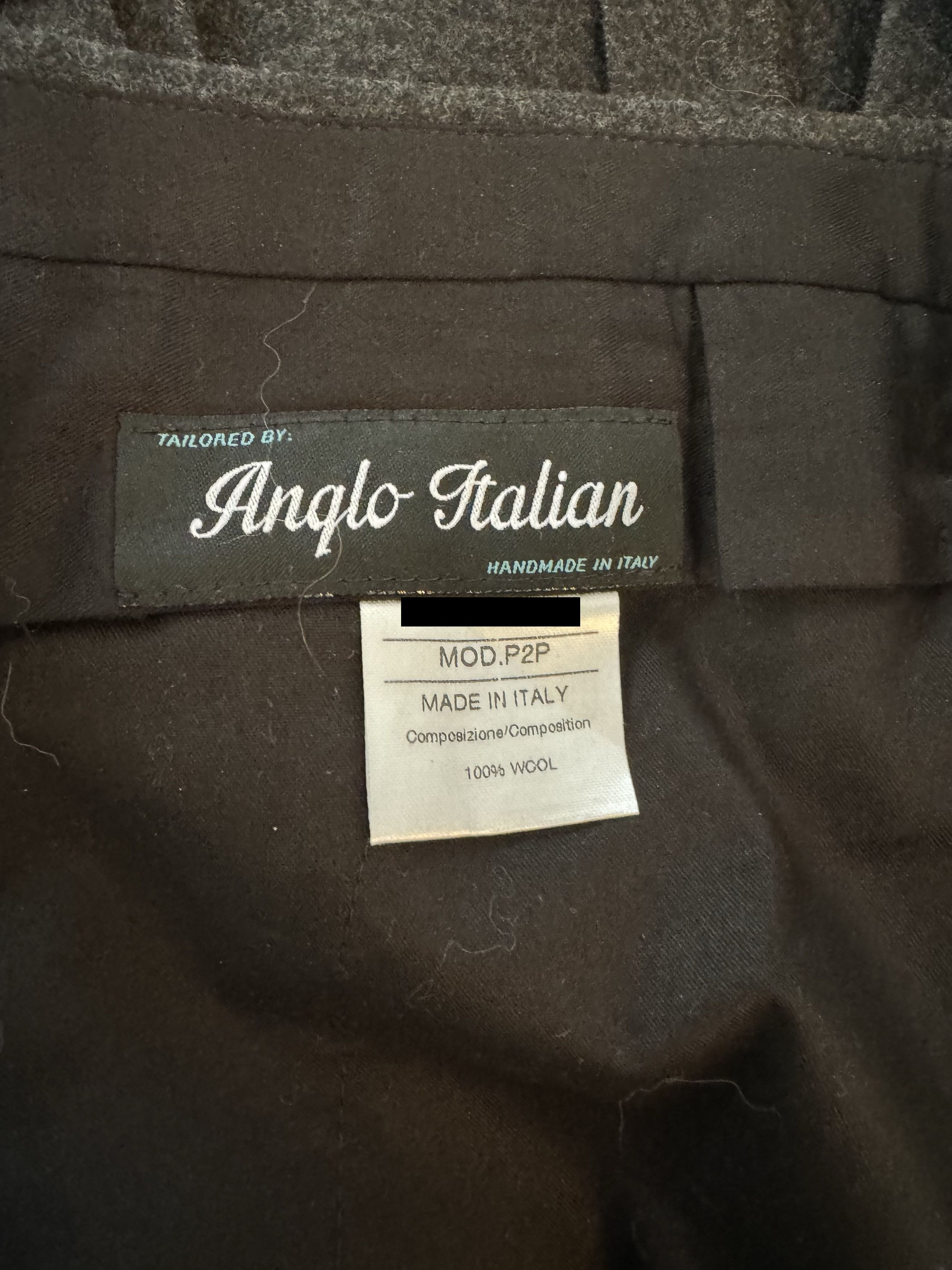 Anglo-Italian Suit Grey Chalkstripe | Grailed
