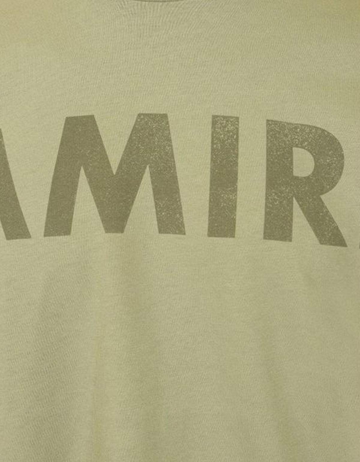 Amiri Amiri Green Stencil Logo T-Shirt | Grailed