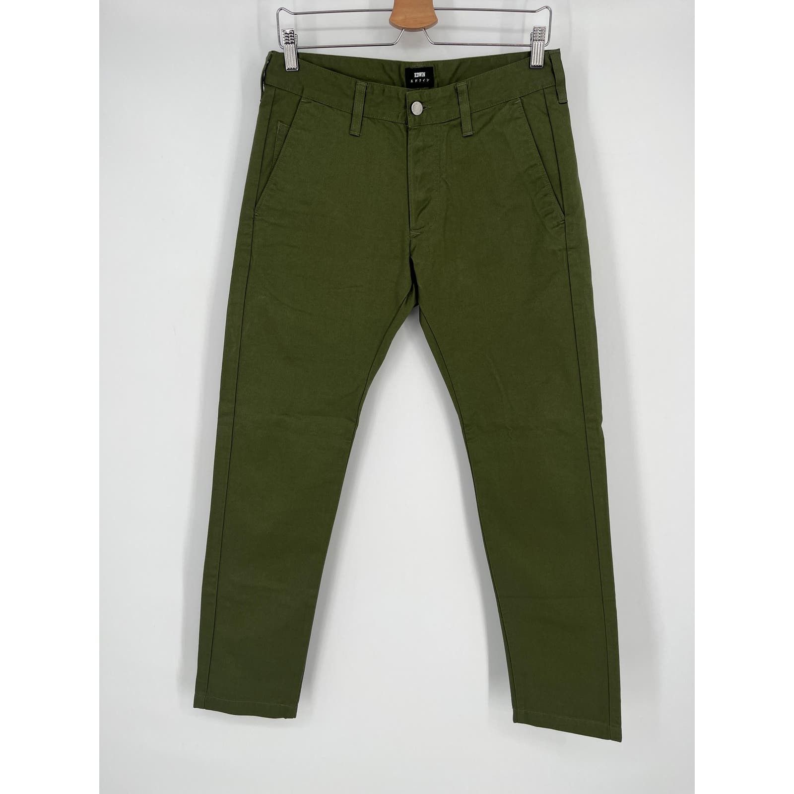 Edwin Edwin 55 Chino Pants Sz 30 Military Green Relaxed Tapered | Grailed