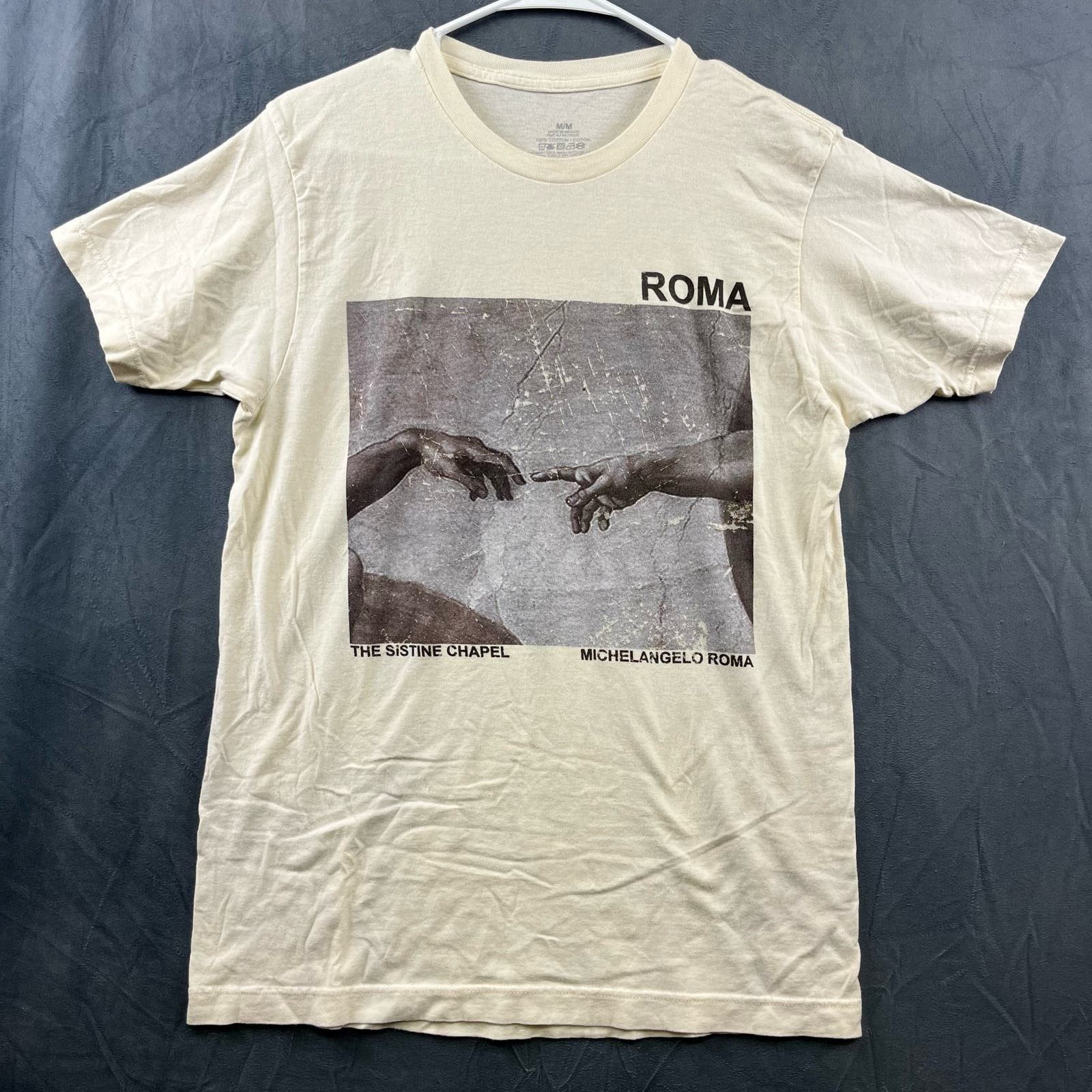 Generic Roma The Sistine Chapel Michelangelo Shirt Creation of Adam ...