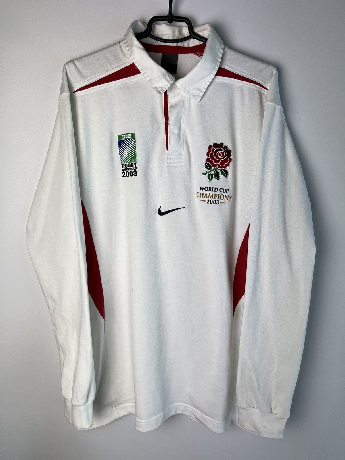 Vintage England Rugby Union 2003 World Cap Champions Home Shirt Nike ...