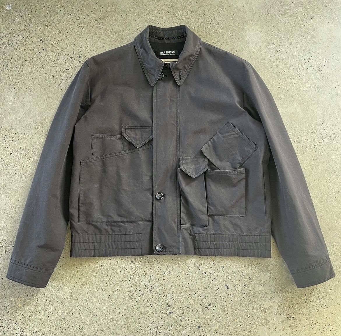 Raf Simons Raf Simons AW04-05 ‘Waves’ Shipwreck Jacket | Grailed